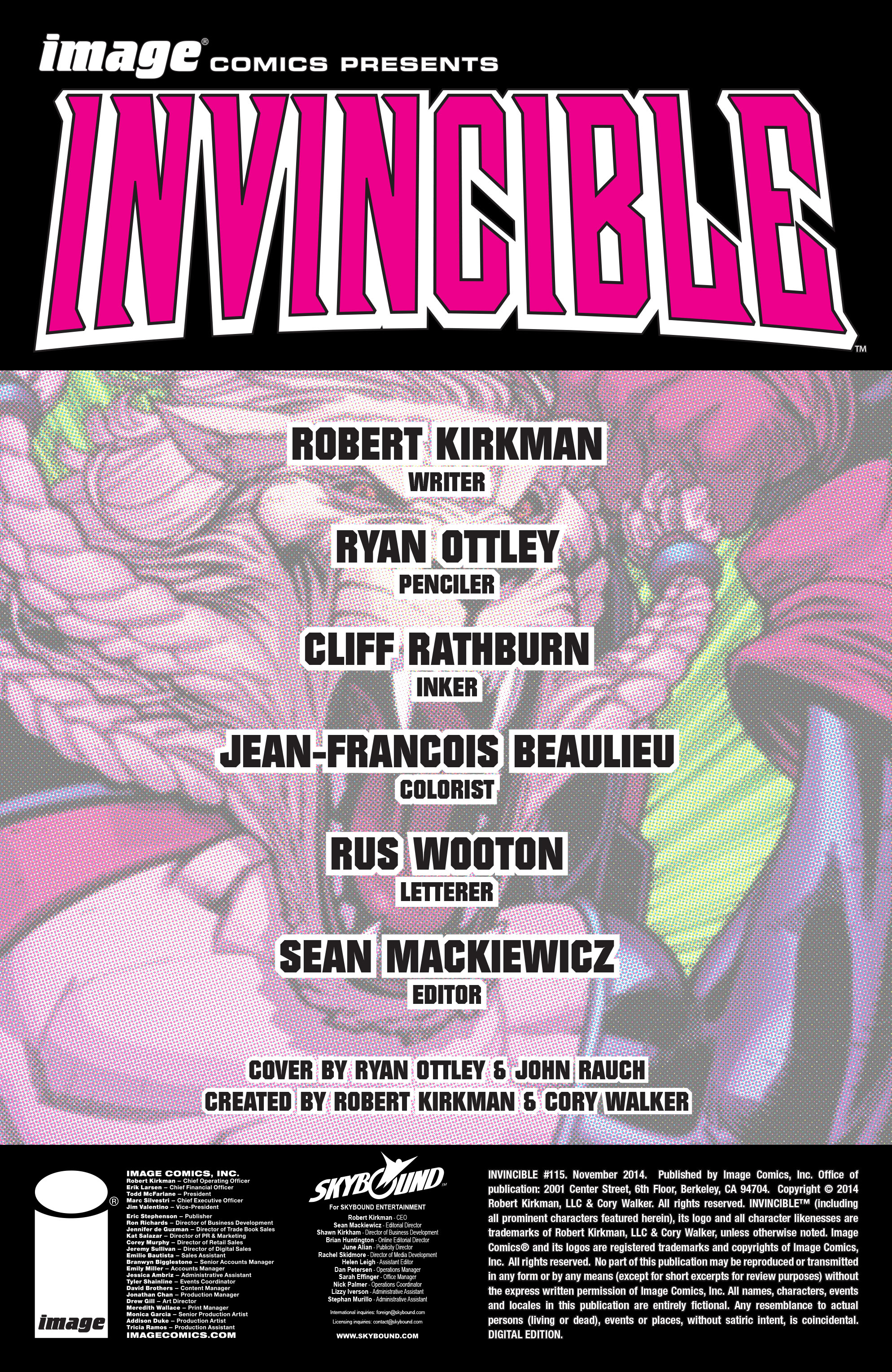 Read online Invincible comic - Issue #115