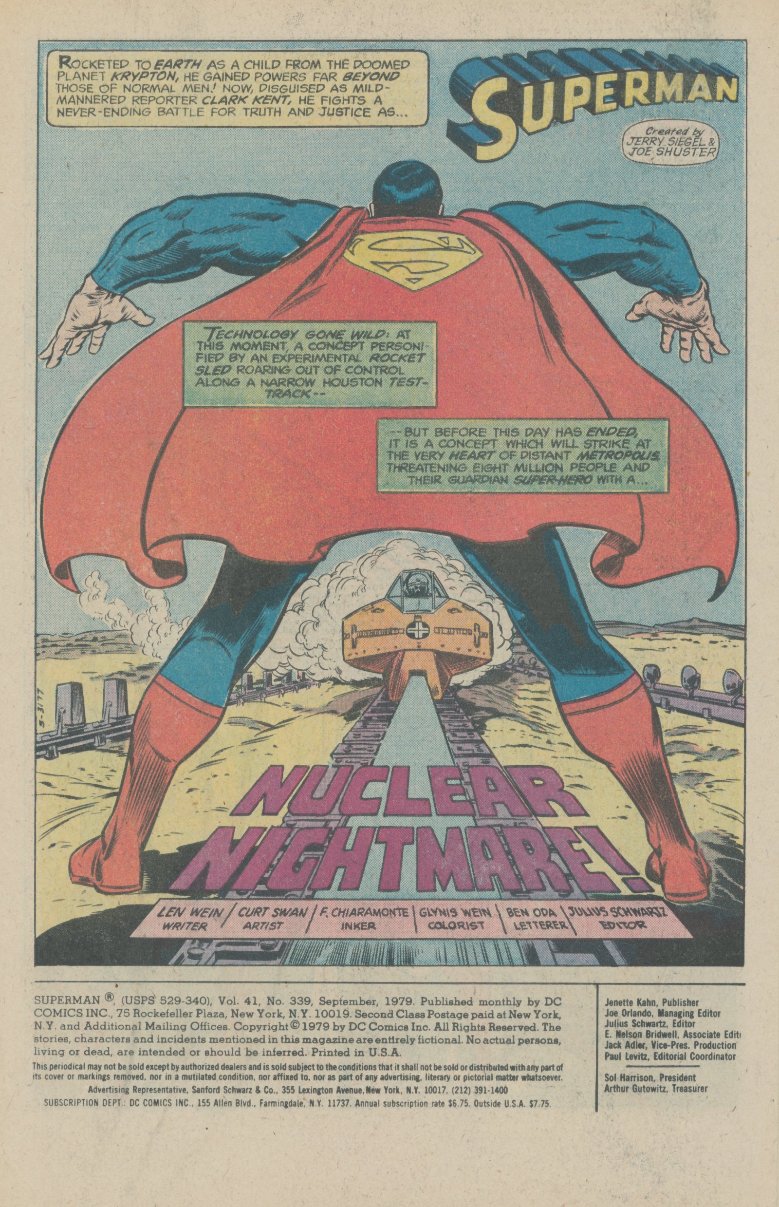 Read online Superman (1939) comic - Issue #339