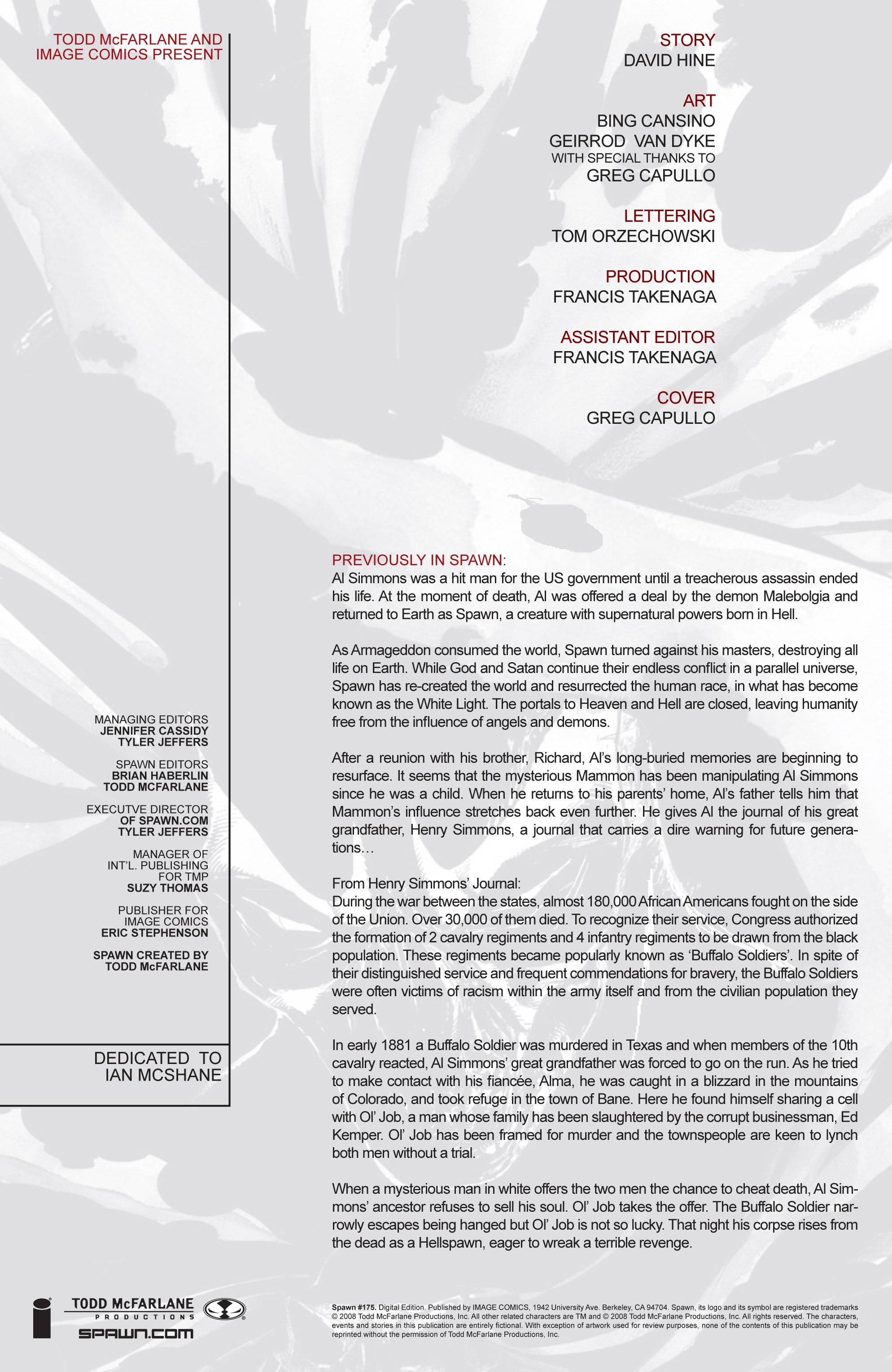 Read online Spawn comic - Issue #175