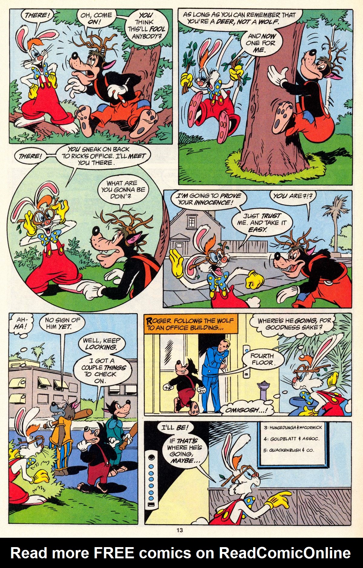 Read online Roger Rabbit comic - Issue #5