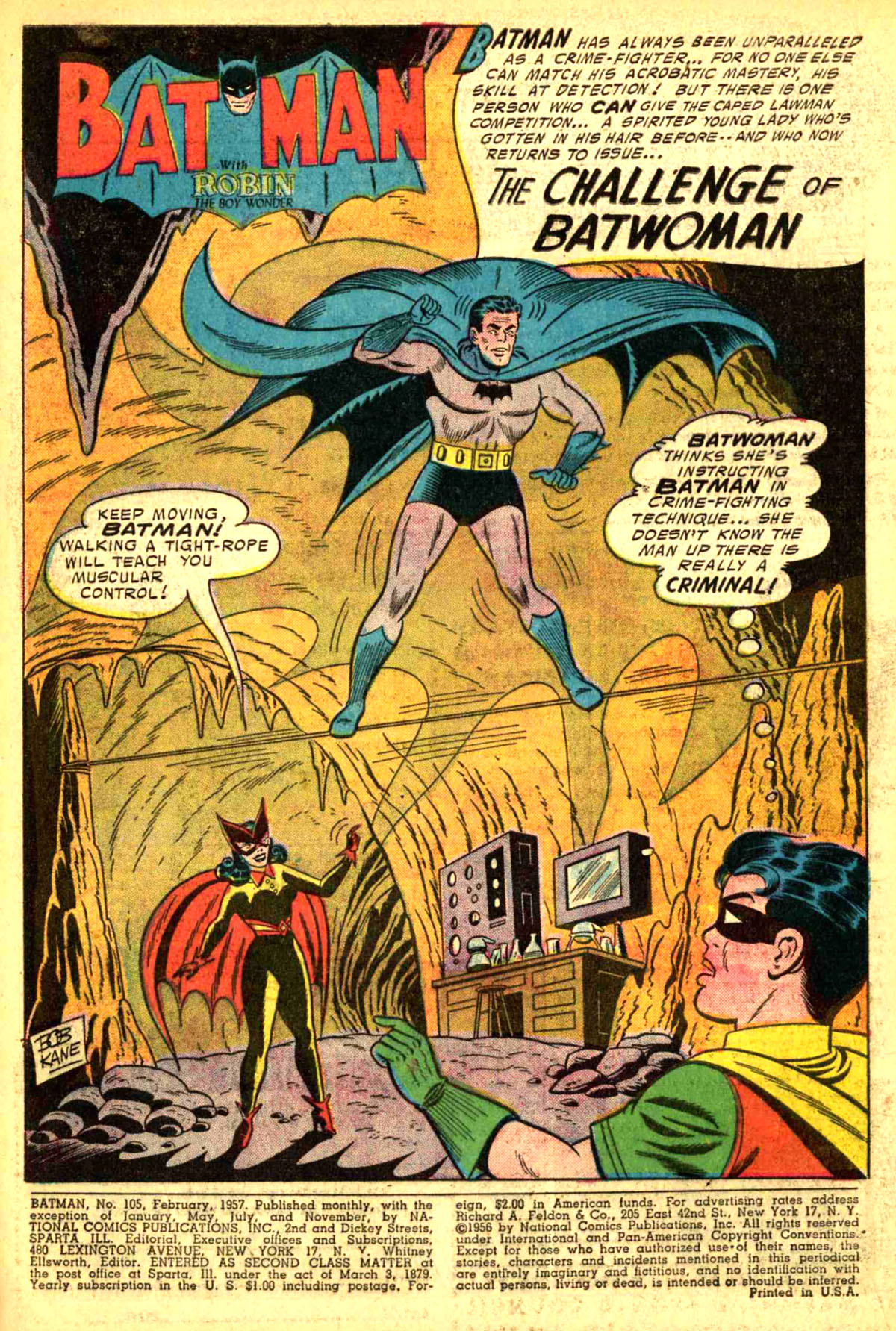 Read online Batman (1940) comic - Issue #105