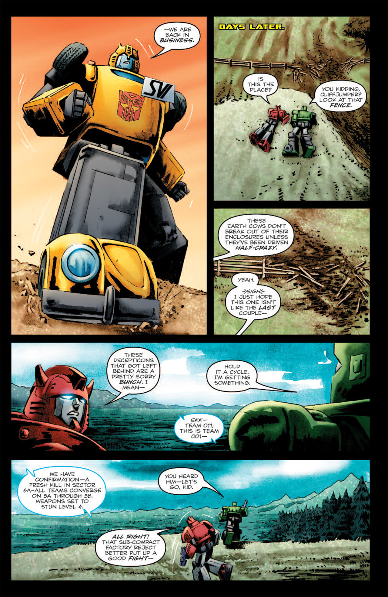 Read online The Transformers: Bumblebee comic - Issue #1
