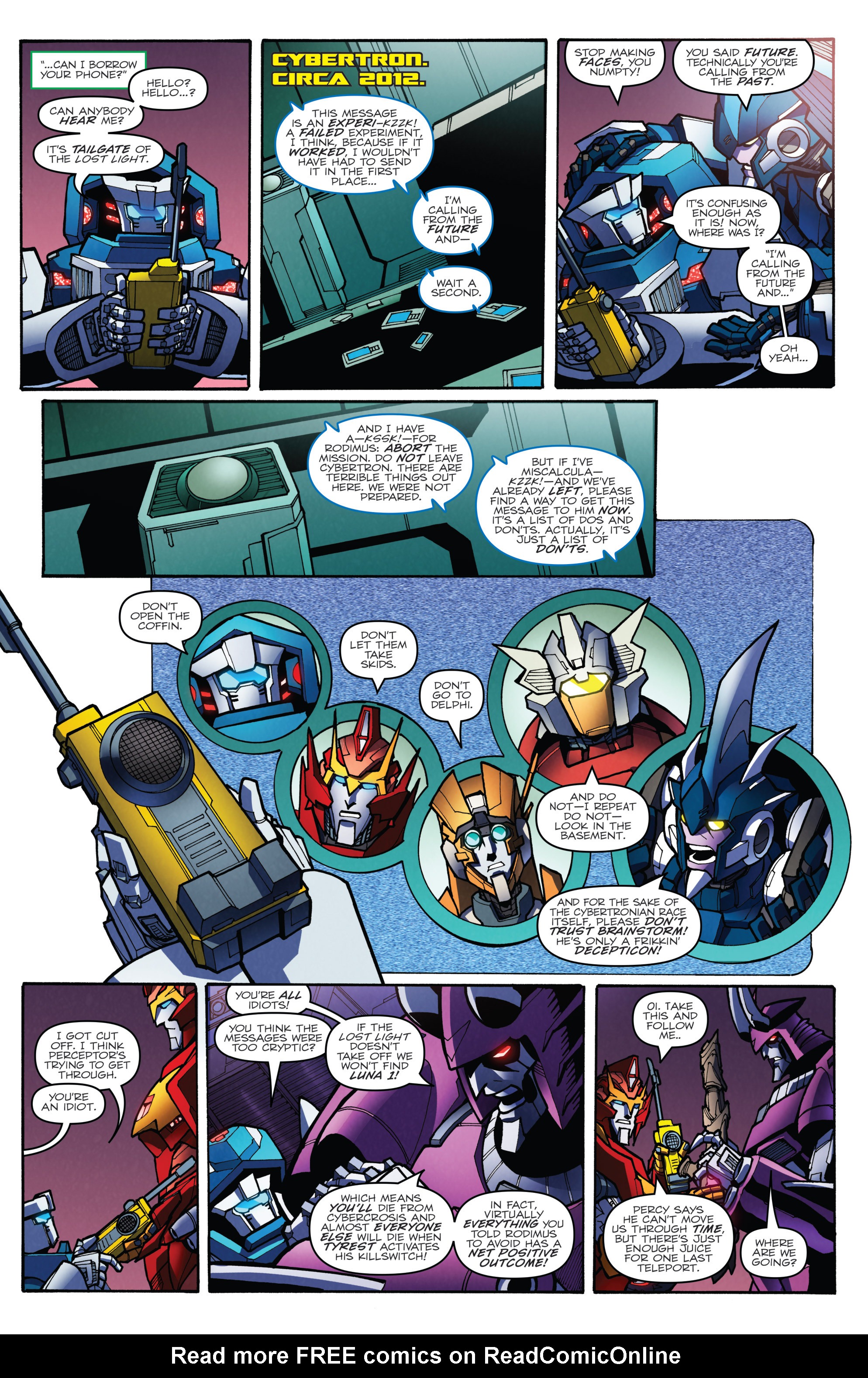 Read online The Transformers: More Than Meets The Eye comic - Issue #38