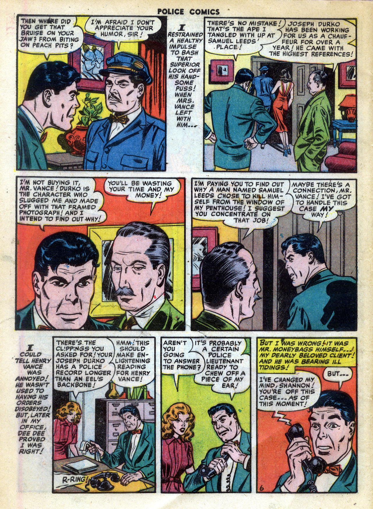 Read online Police Comics comic - Issue #112