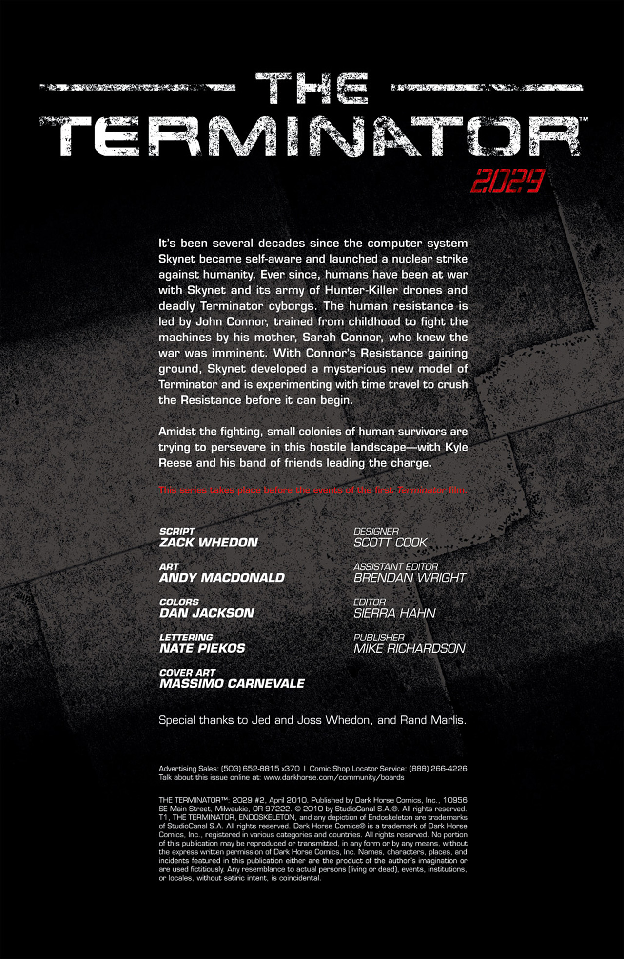 Read online The Terminator 2029 comic - Issue #2