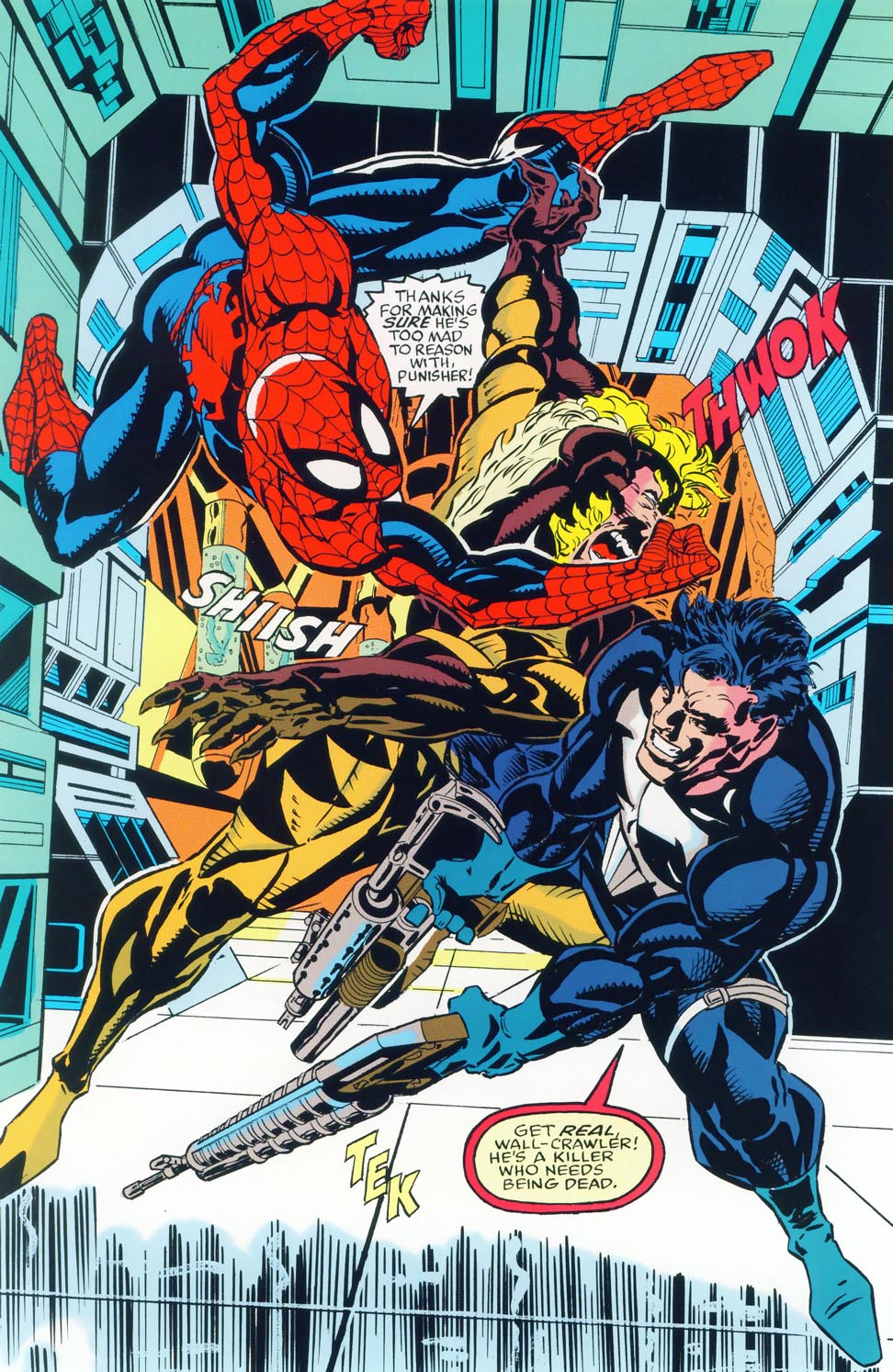 Spider-Man, Punisher, Sabretooth: Designer Genes – Read All Comics Online
