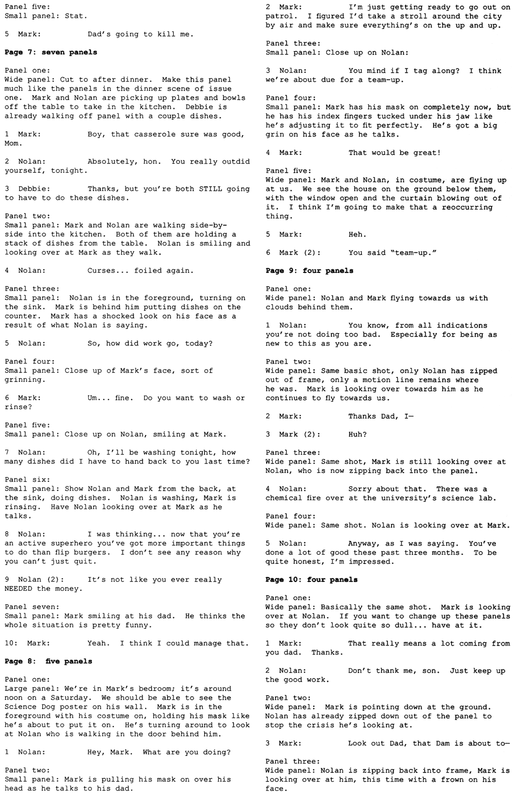 Read online Invincible Script Book comic - Issue # Full