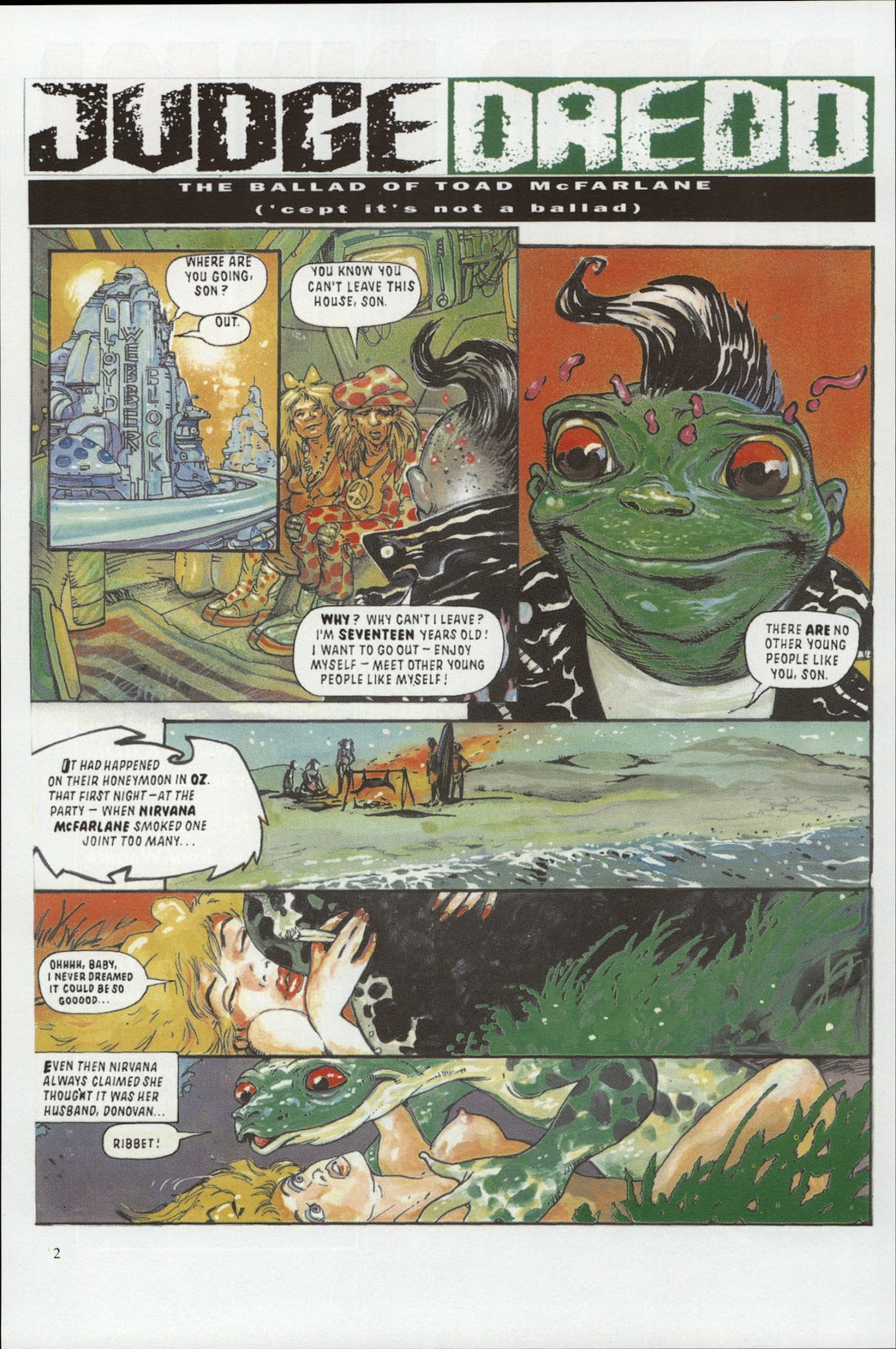 Read online Dredd Rules! comic - Issue #13