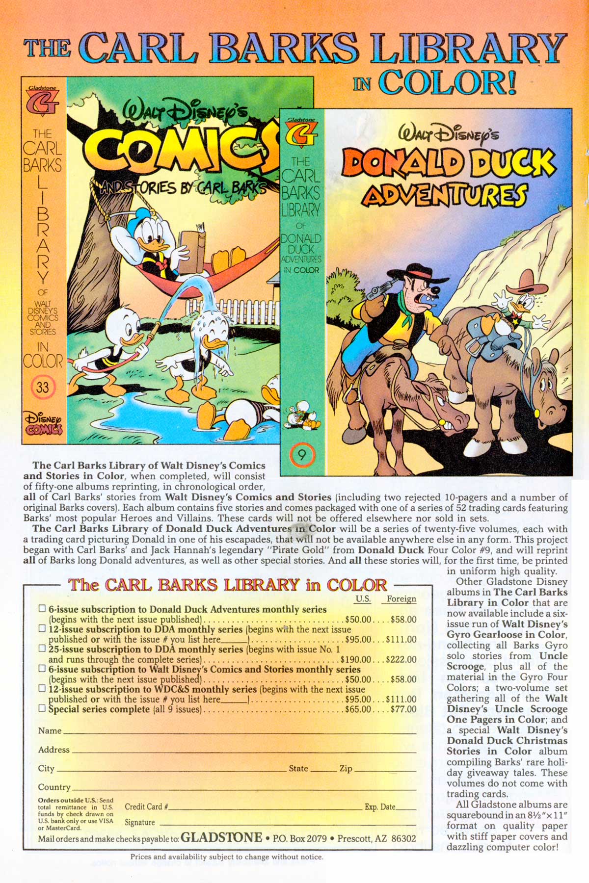 Read online Walt Disney's Donald Duck Adventures (1987) comic - Issue #29