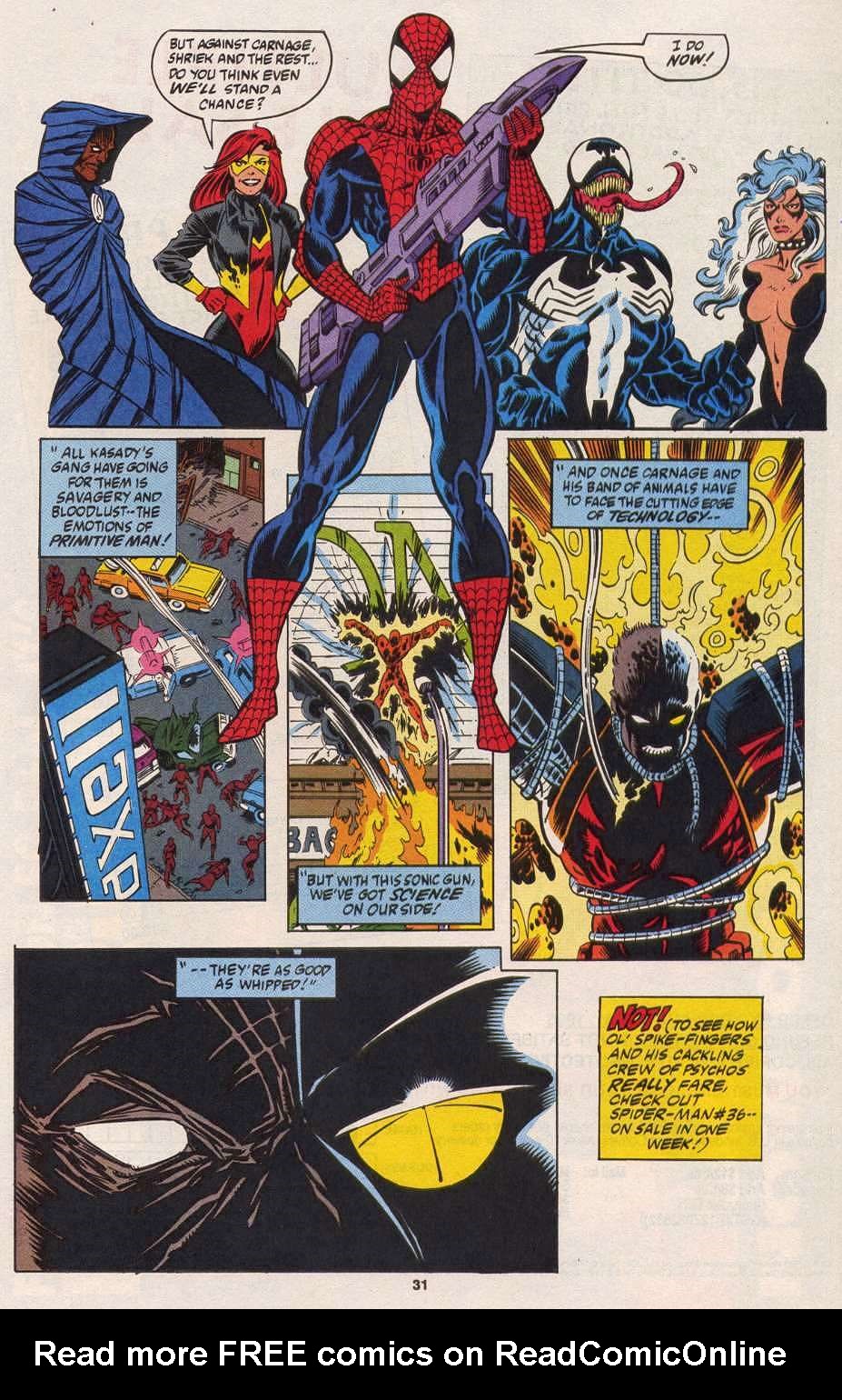 Read online Maximum Carnage comic - Issue #7