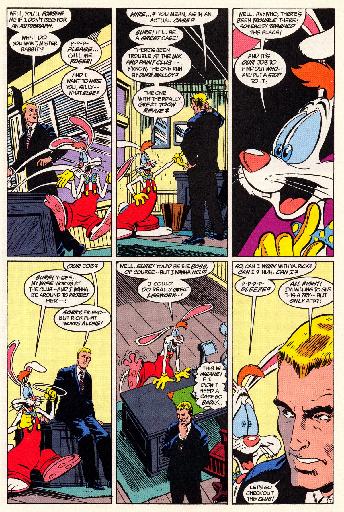 Read online Roger Rabbit comic - Issue #1