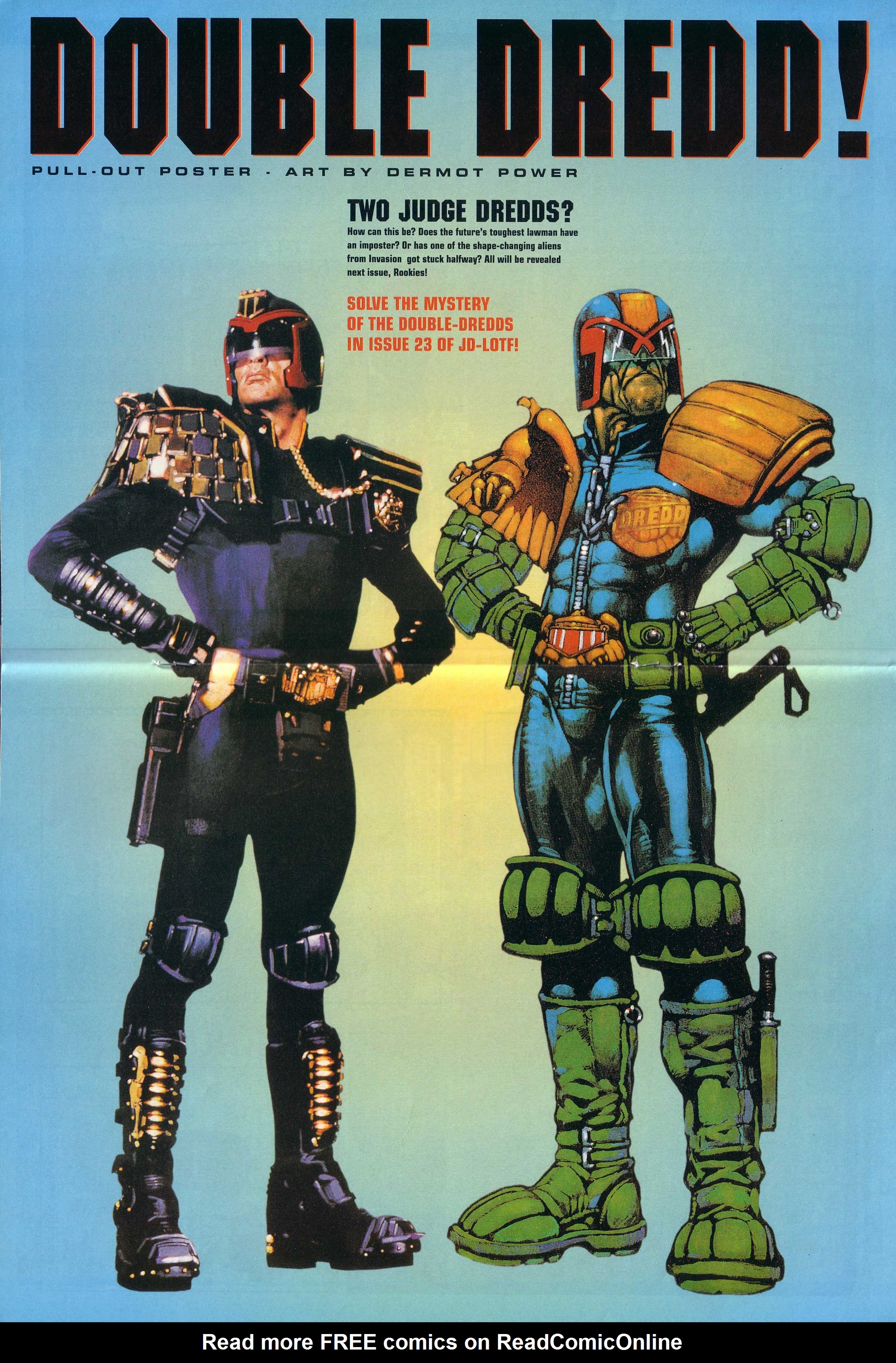Read online Judge Dredd Lawman of the Future comic - Issue #22