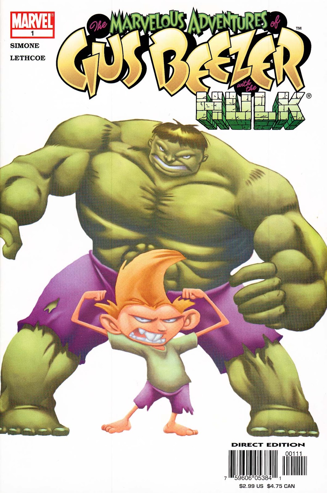 Read online Marvelous Adventures of Gus Beezer comic - Issue # Hulk