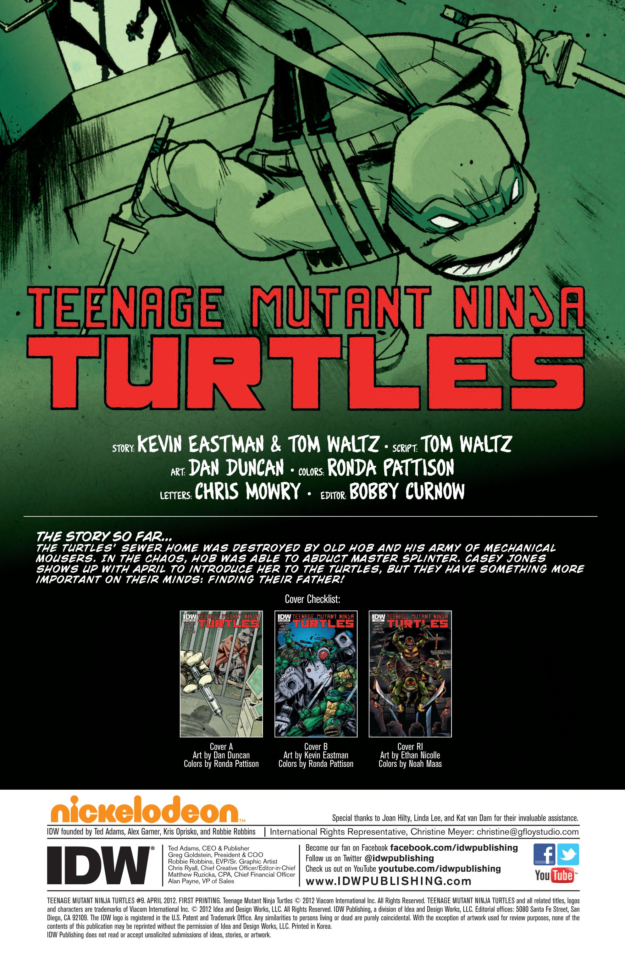 Read online Teenage Mutant Ninja Turtles (2011) comic - Issue #9