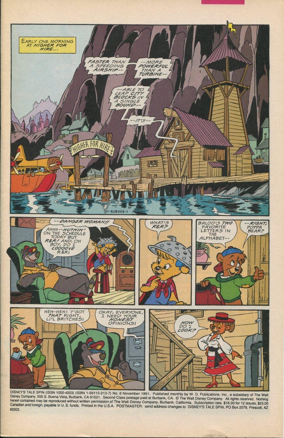 Read online Disney's Tale Spin comic - Issue #6