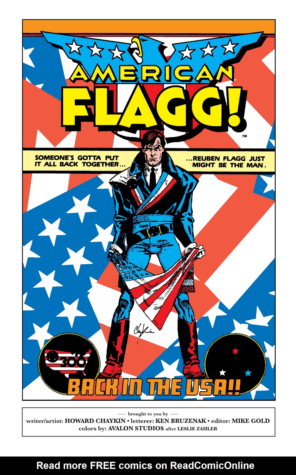 Read online American Flagg! comic - Issue # _Definitive Collection (Part 1)