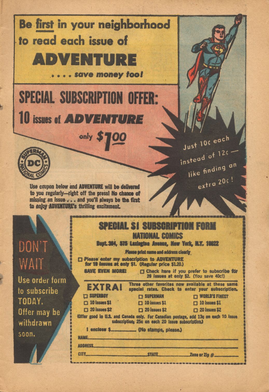 Read online Adventure Comics (1938) comic - Issue #320