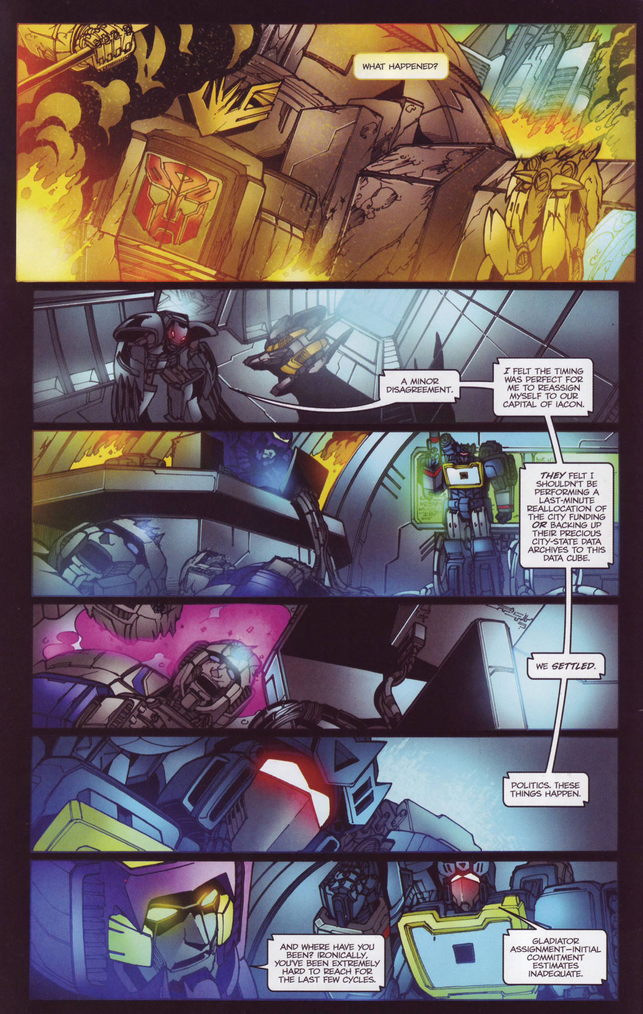 Read online The Transformers Megatron Origin comic - Issue #4