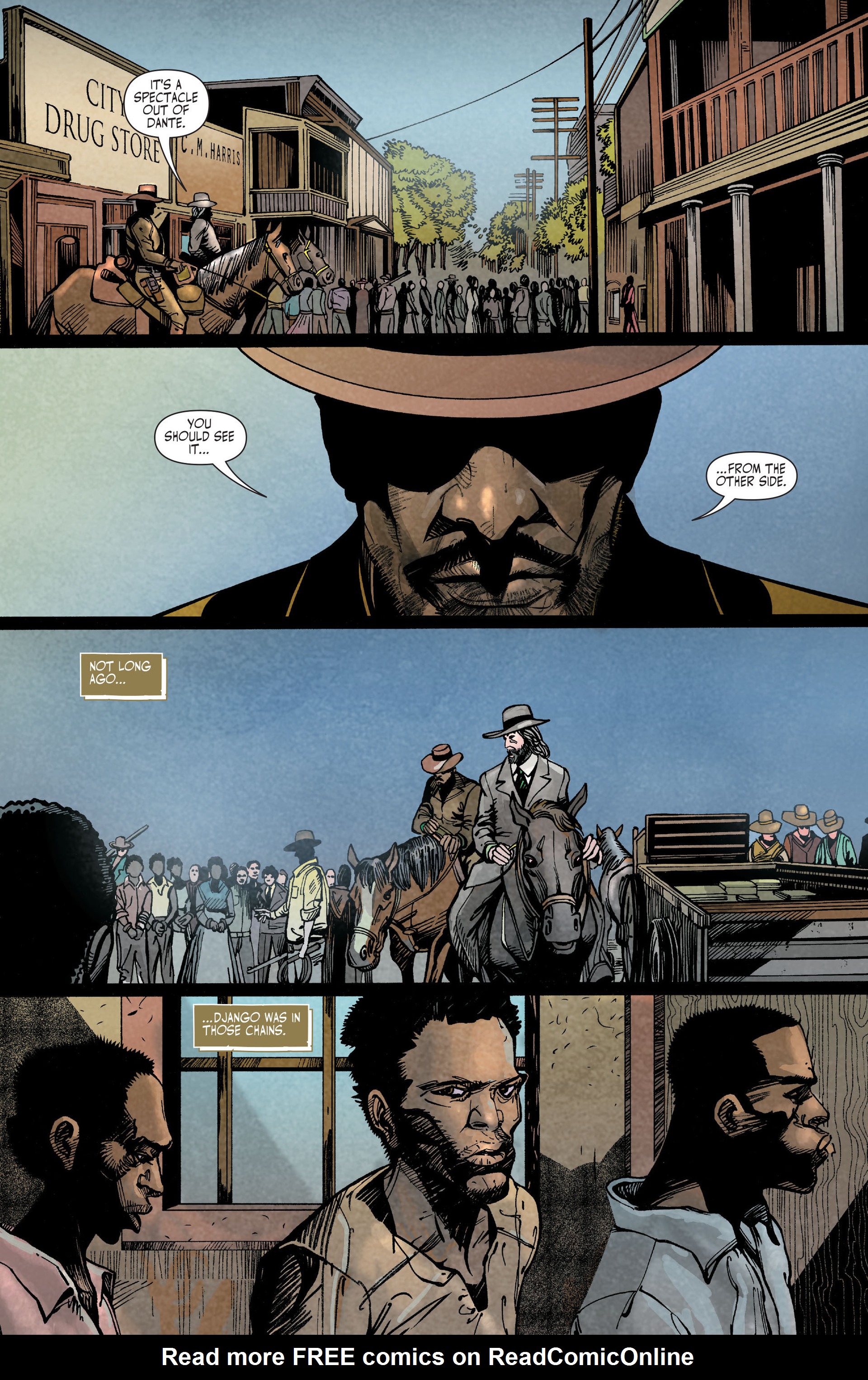 Read online Django Unchained comic - Issue #3