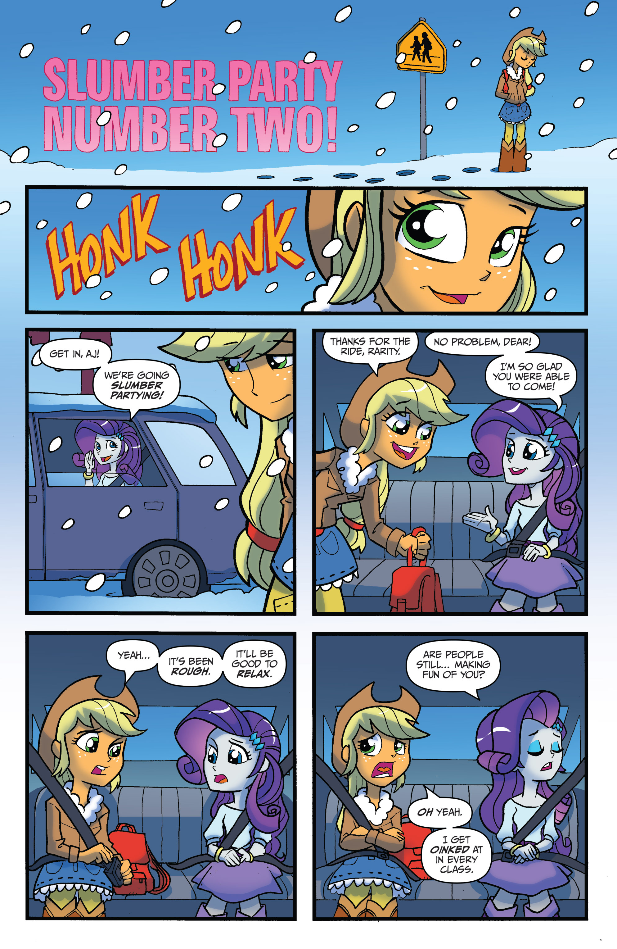 Read online My Little Pony: Equestria Girls Holiday Special 2014 comic ...