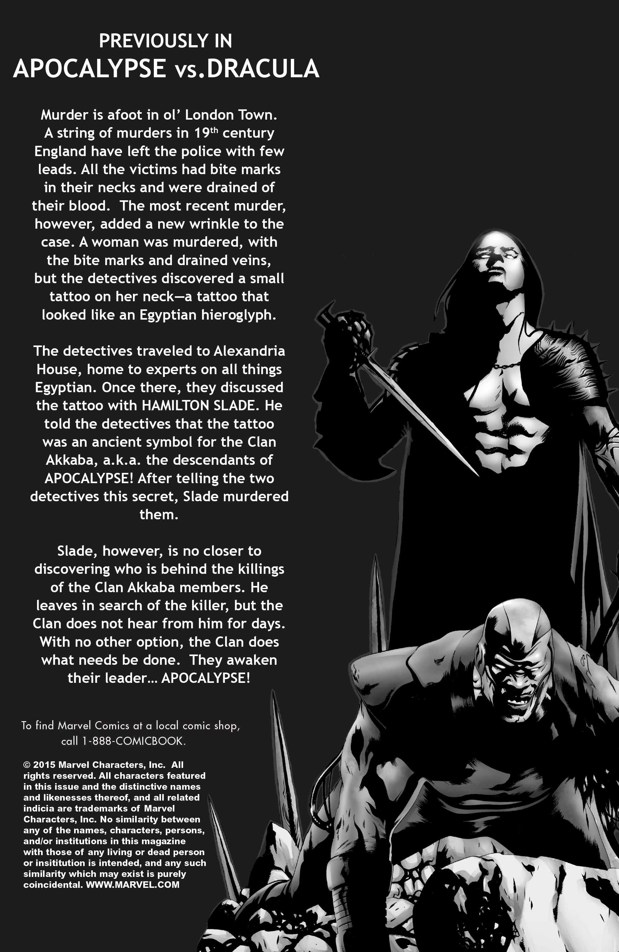 Read online X-Men: Apocalypse/Dracula comic - Issue #2