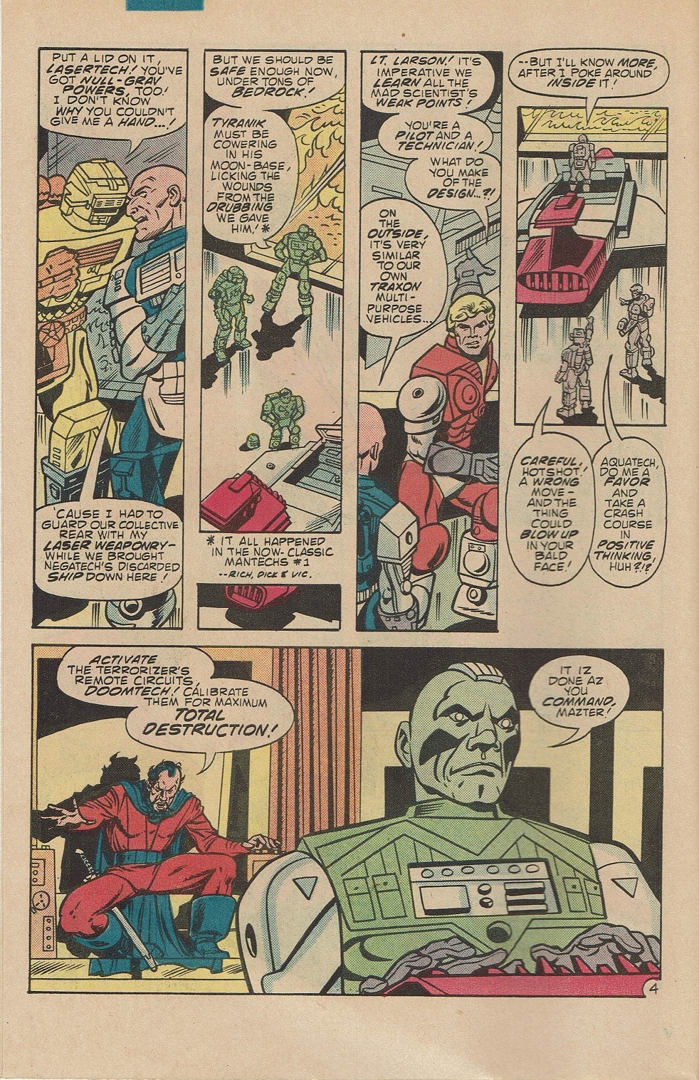 Read online ManTech Robot Warriors comic - Issue #2