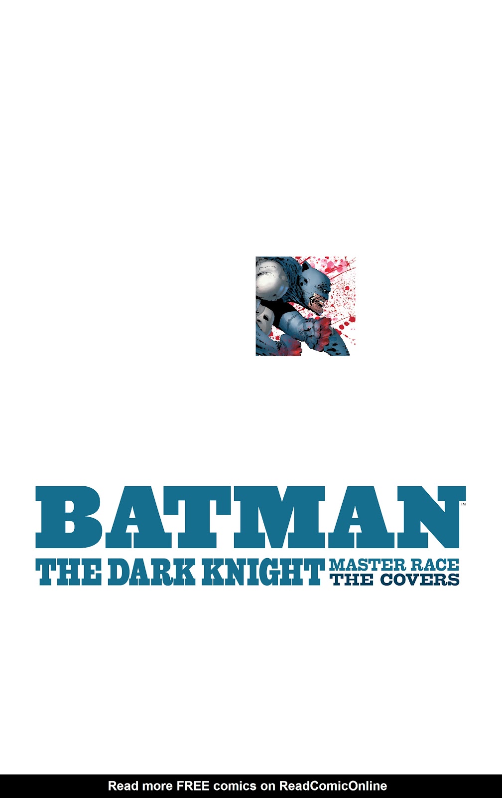 Read online Batman: The Dark Knight Master Race: The Covers Deluxe ...
