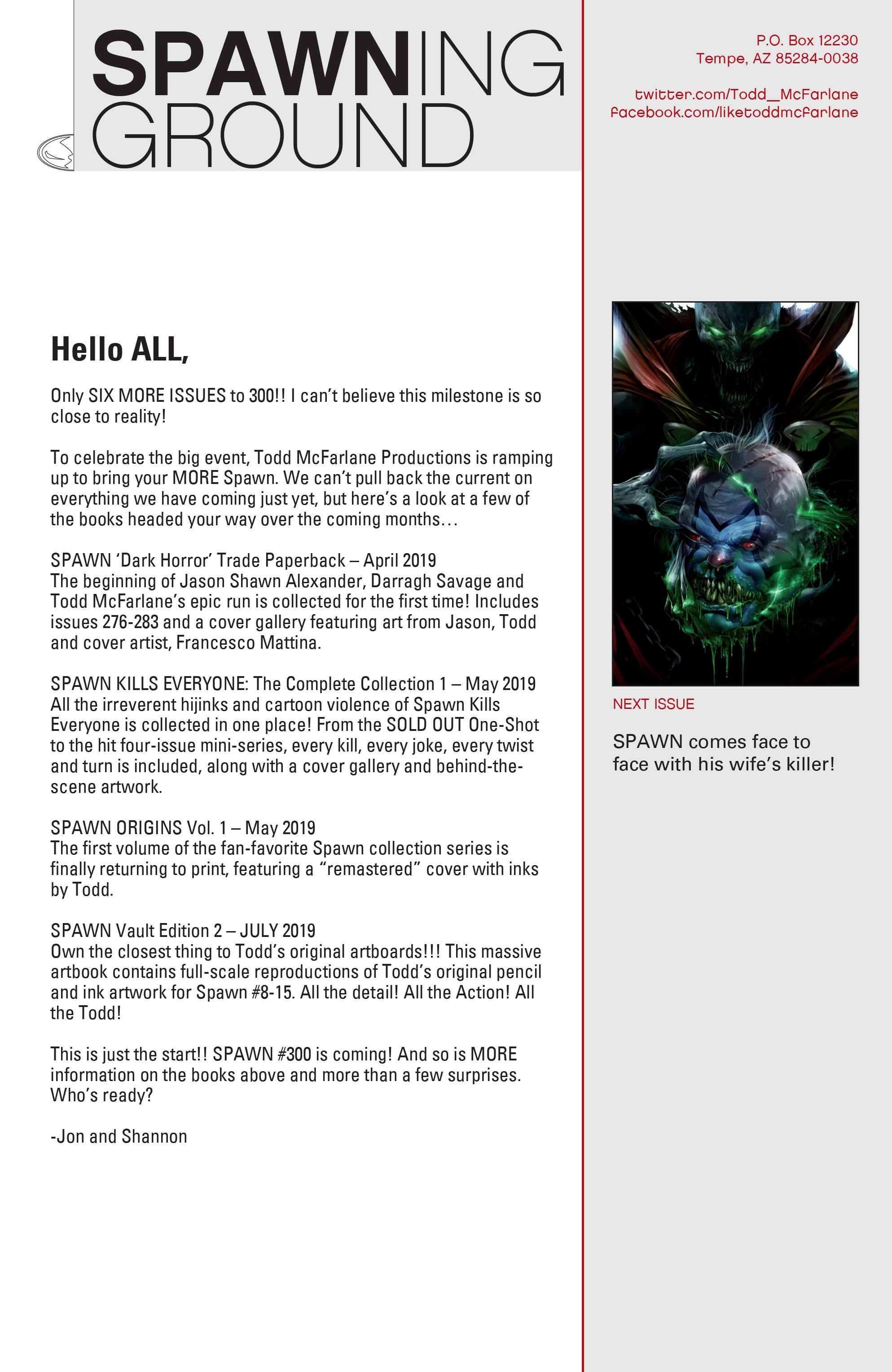 Read online Spawn comic - Issue #294