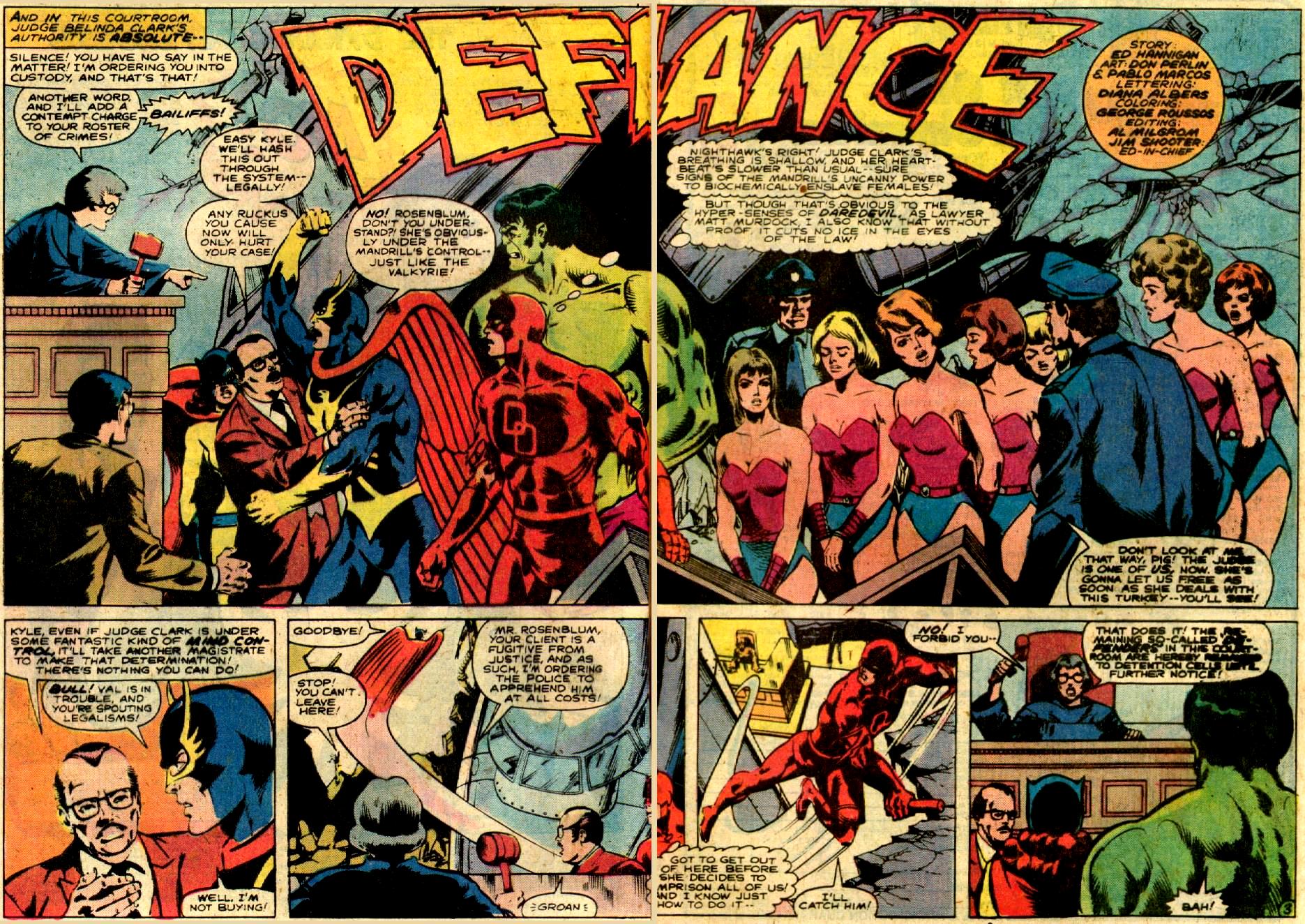 Read online The Defenders (1972) comic - Issue #91