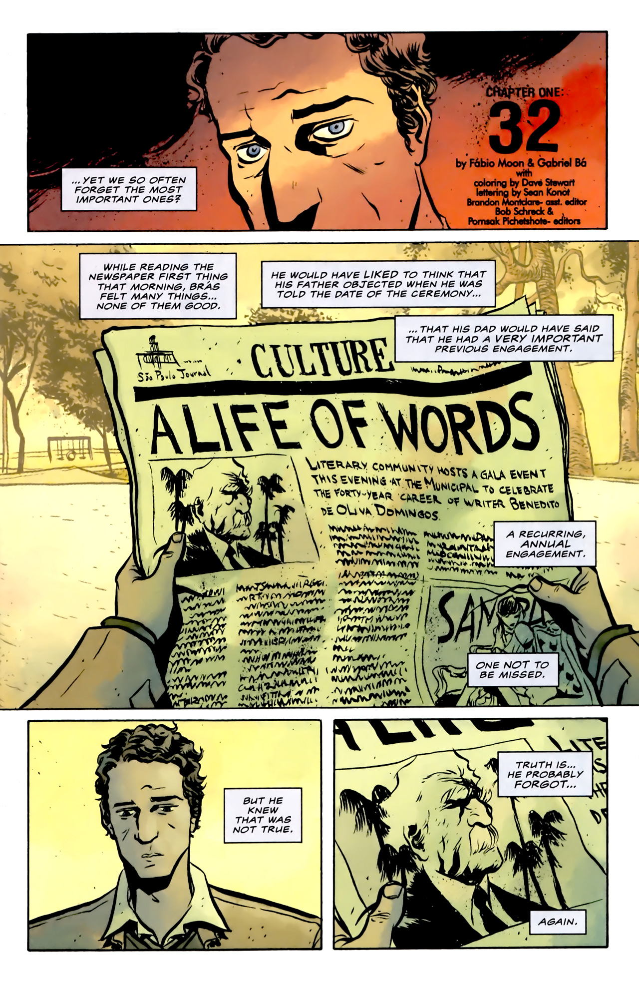 Read online Daytripper comic - Issue #1