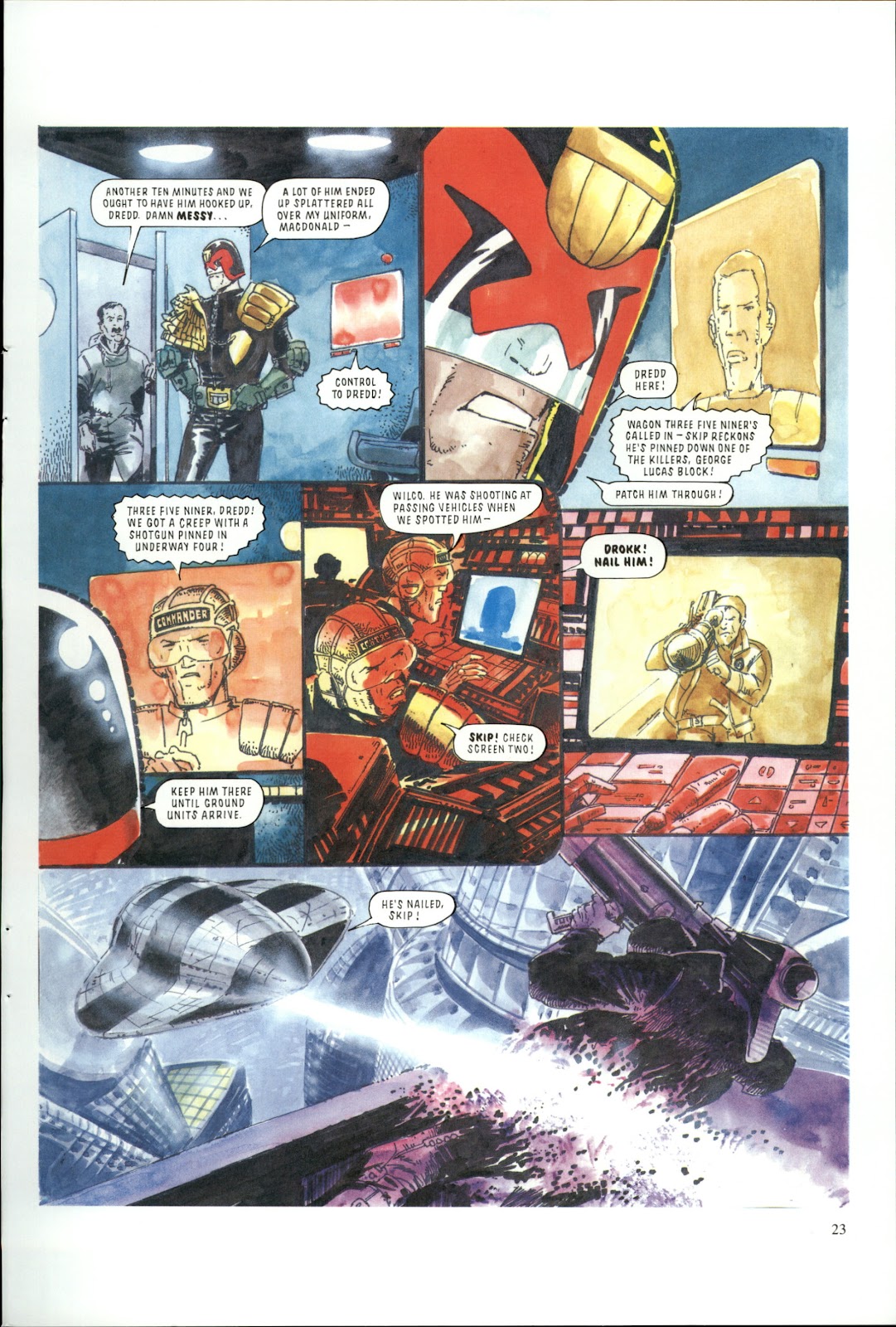 Read online Dredd Rules! comic - Issue #19