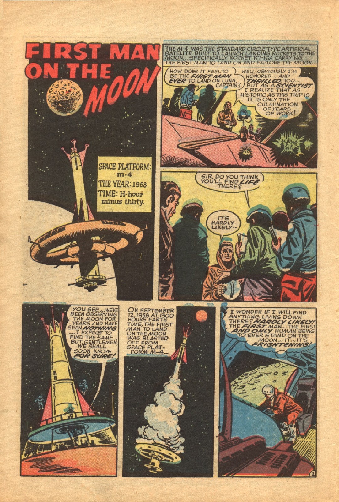 Read online Race For the Moon comic - Issue #1