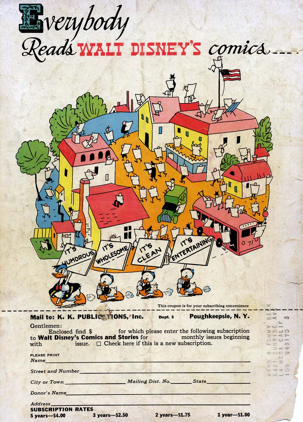 Read online Walt Disney's Comics and Stories comic - Issue #104