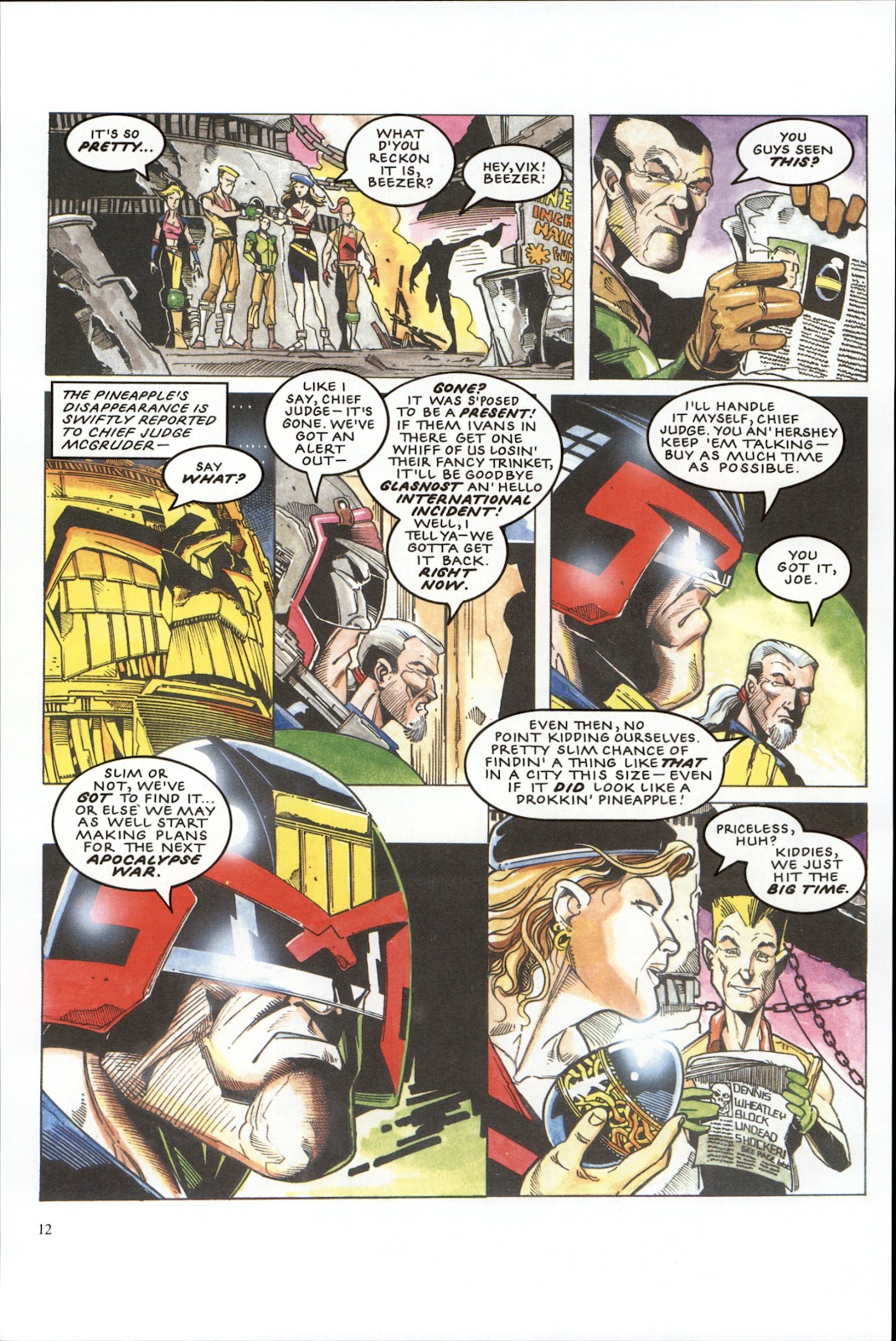 Read online Dredd Rules! comic - Issue #16