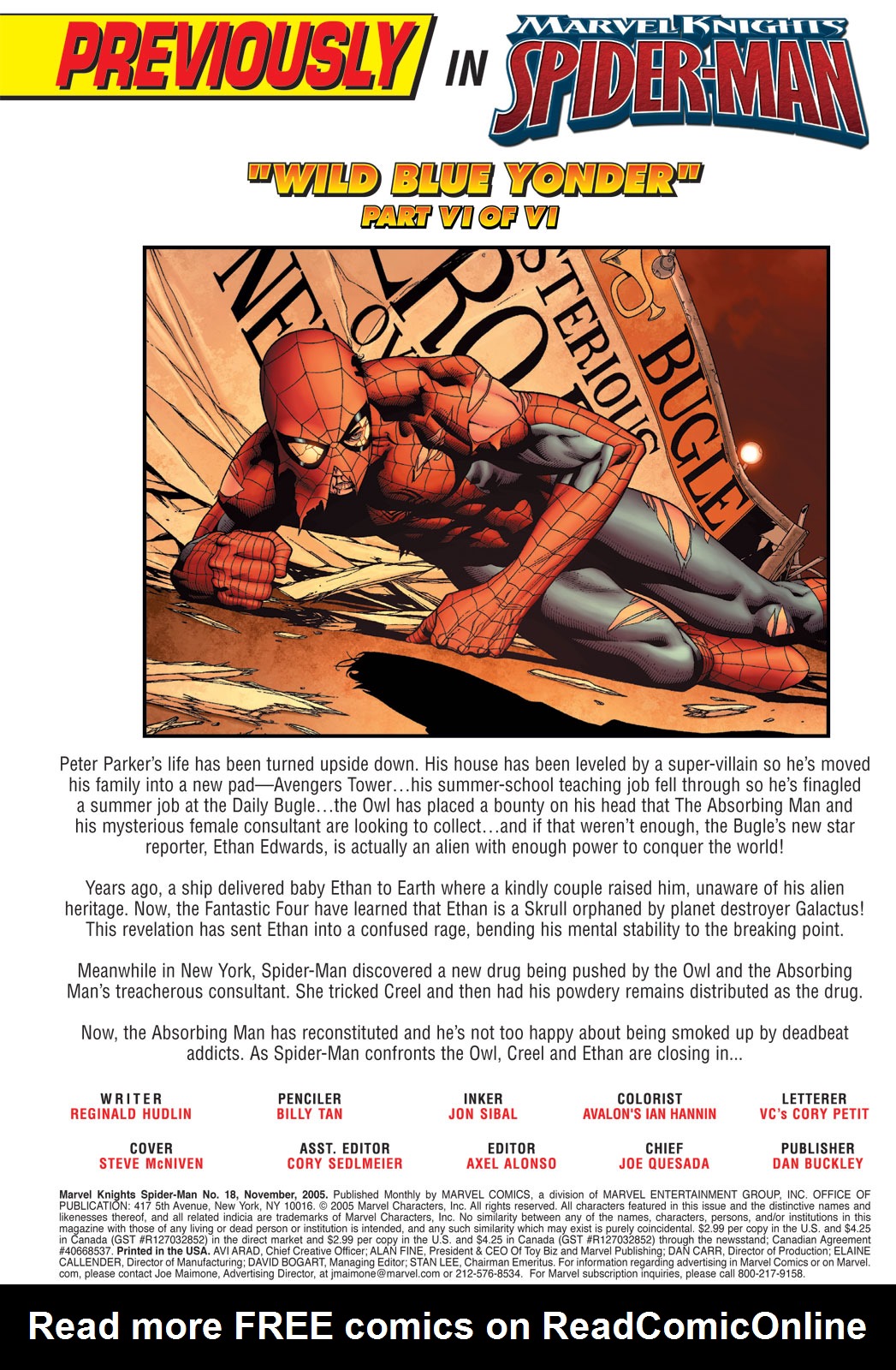 Read online Marvel Knights Spider-Man (2004) comic - Issue #18