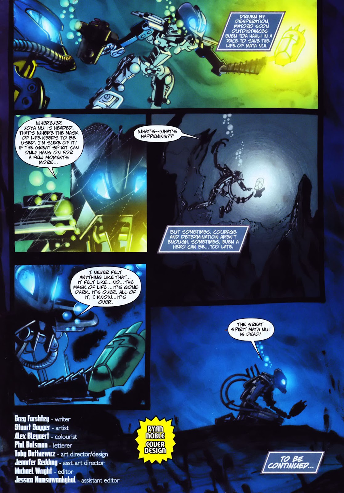Read online Bionicle: Ignition comic - Issue #10