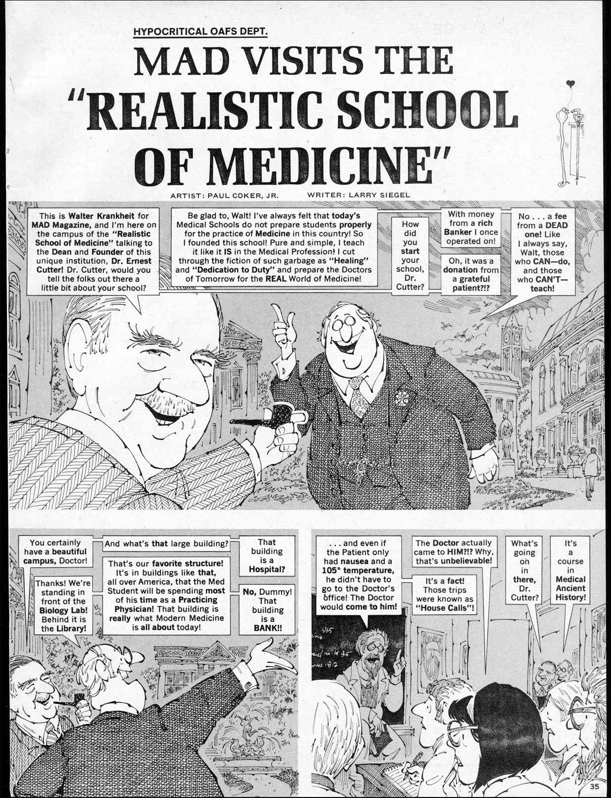 Read online MAD comic - Issue #165