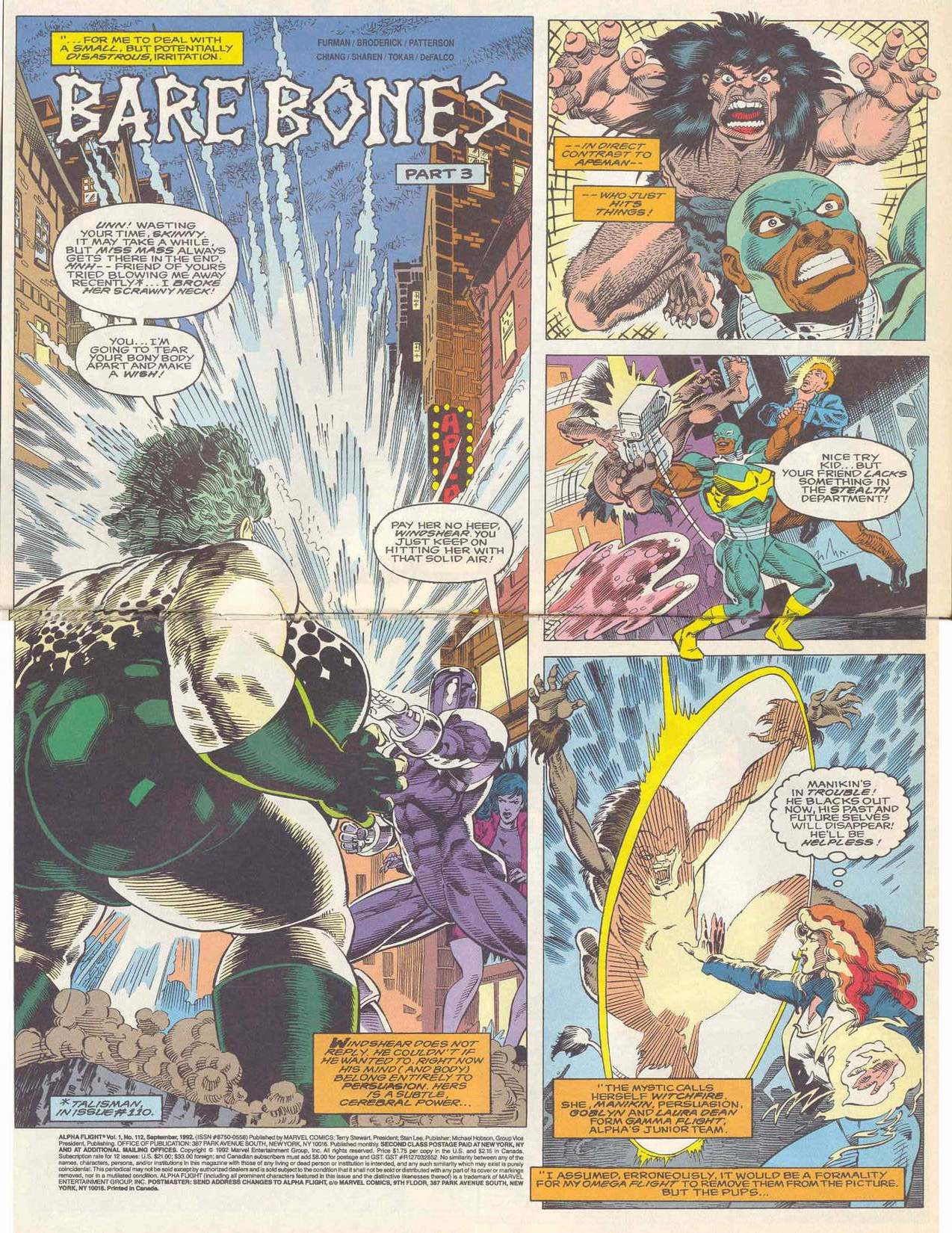 Read online Alpha Flight (1983) comic - Issue #112