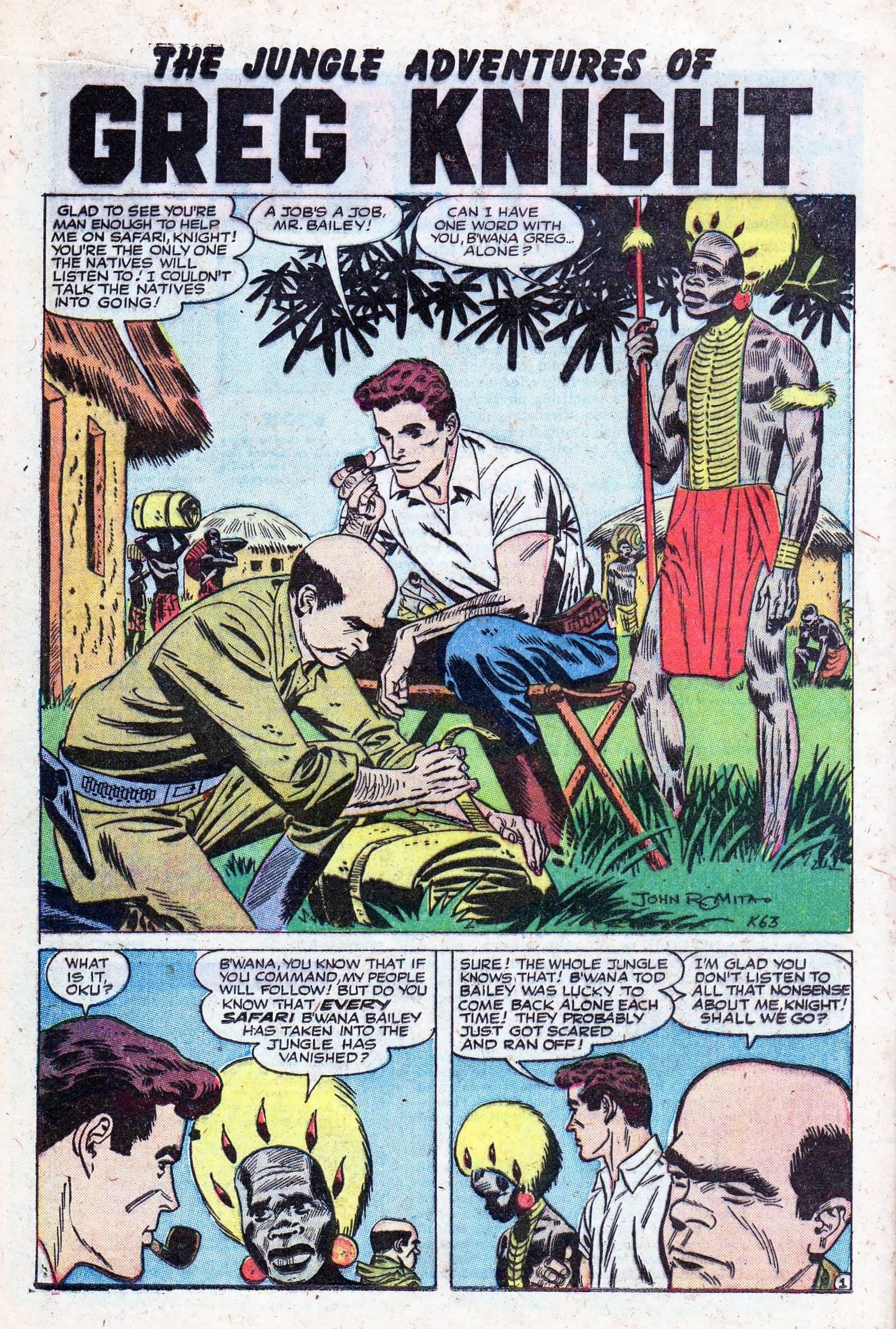 Read online Lorna, The Jungle Girl comic - Issue #21