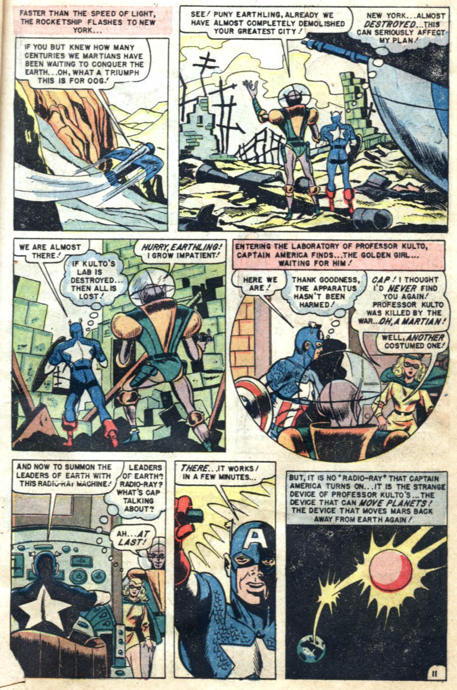 Read online Captain America Comics comic - Issue #70