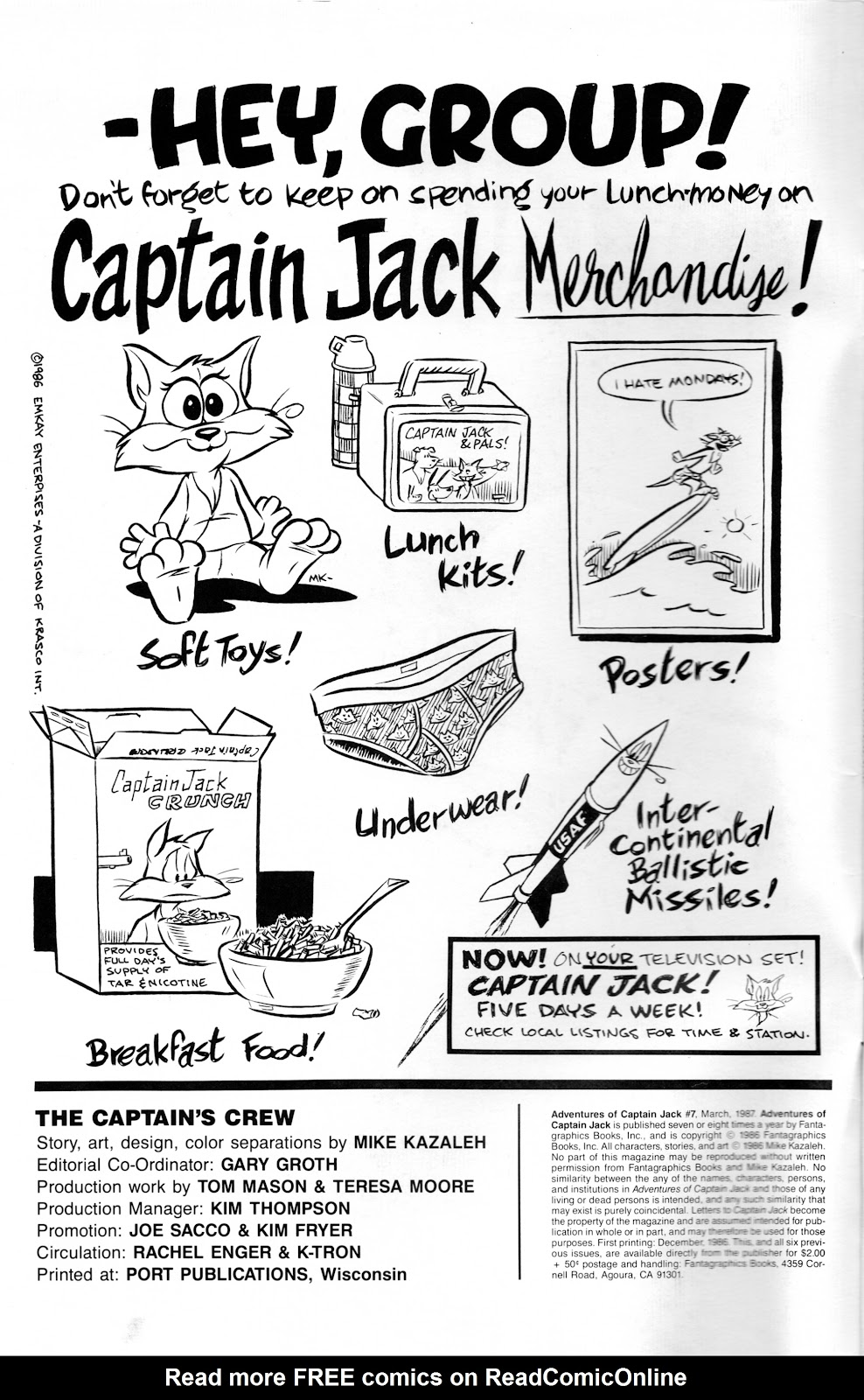 Read online Adventures of Captain Jack comic - Issue #7