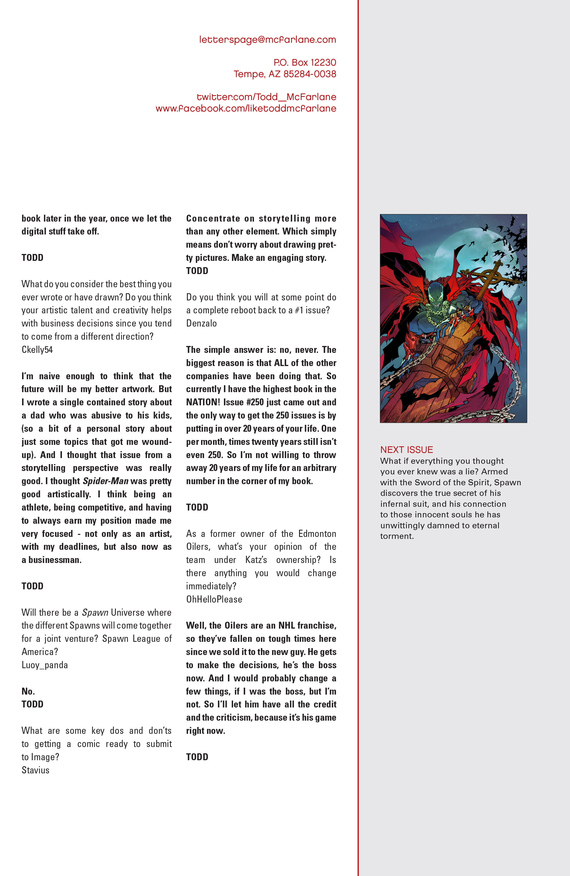 Read online Spawn comic - Issue #251