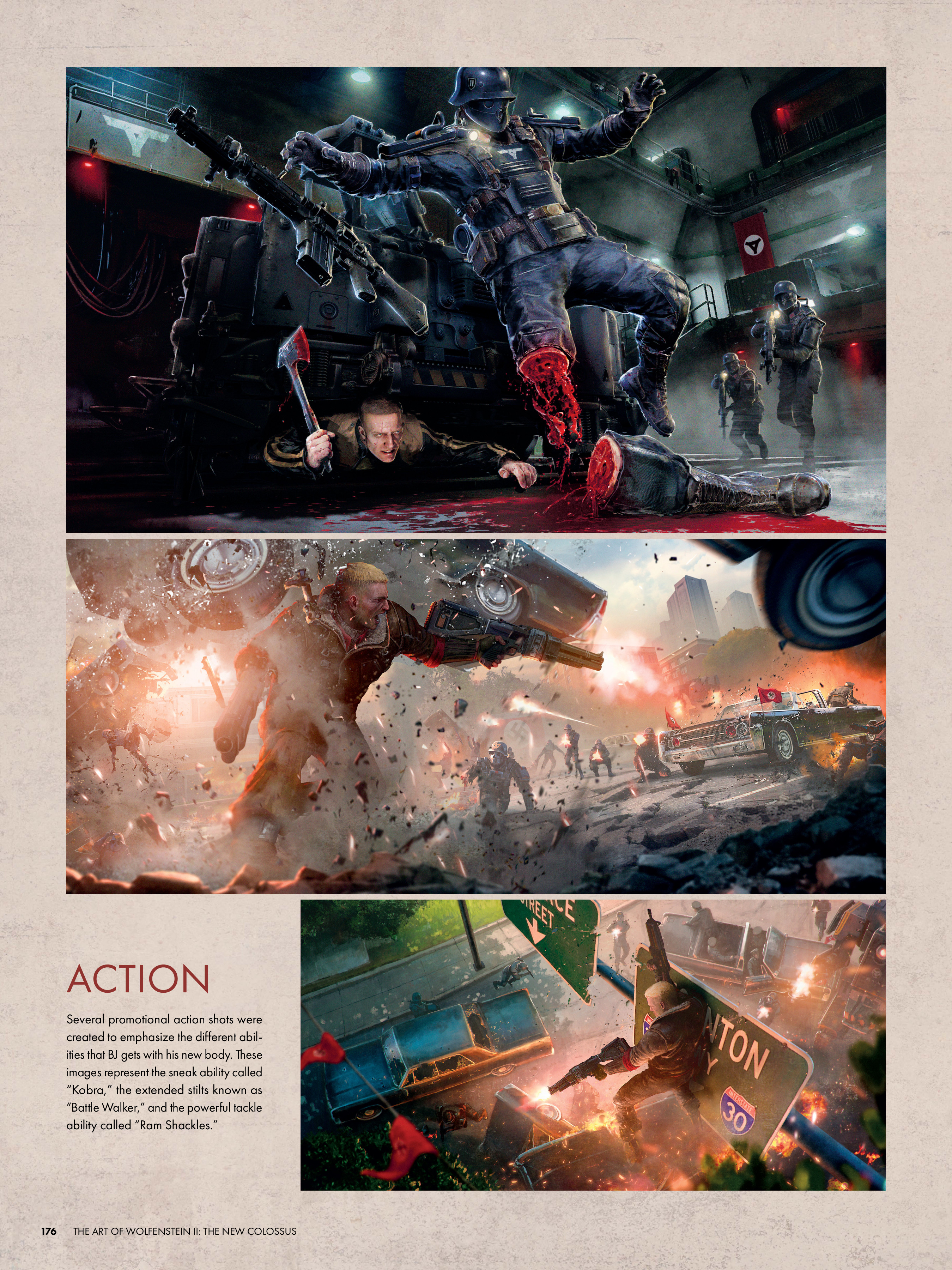 Read online The Art of Wolfenstein II: The New Colossus comic - Issue ...