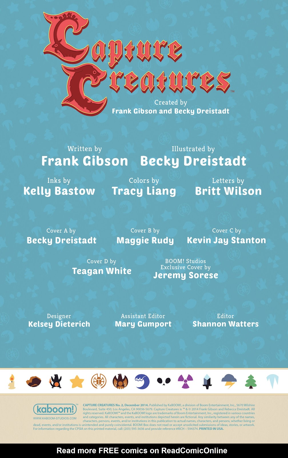 Read online Capture Creatures comic - Issue #2