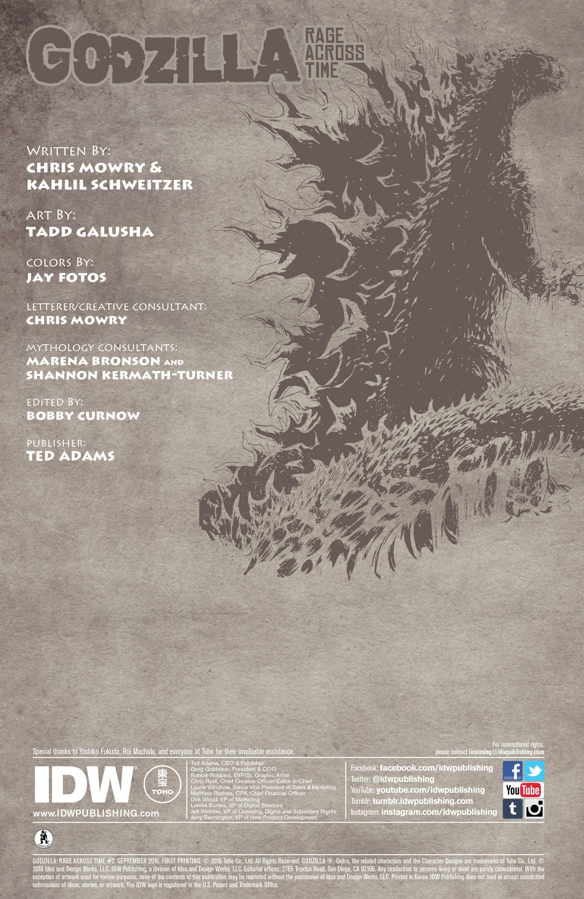 Read online Godzilla: Rage Across Time comic - Issue #2