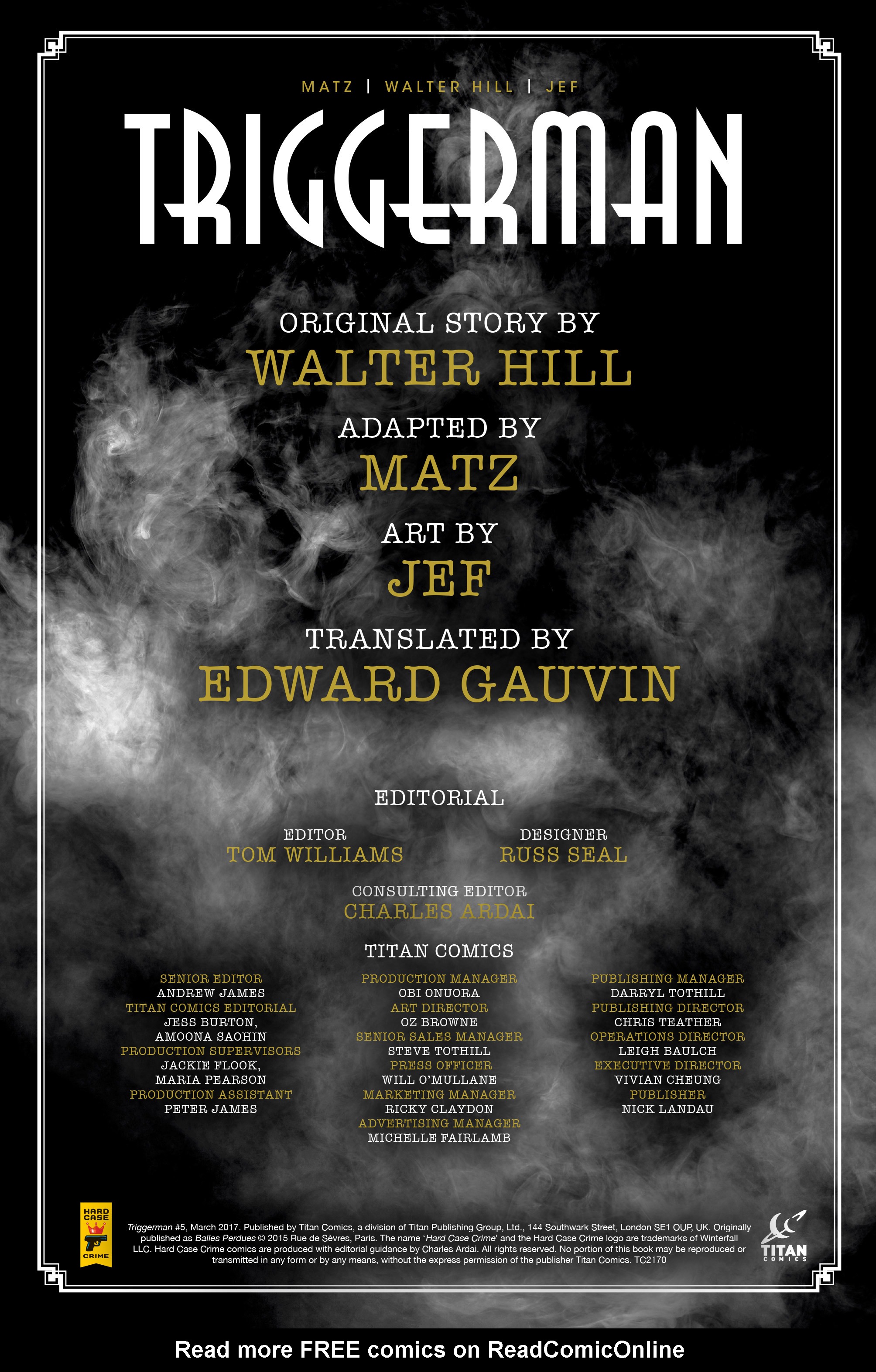 Read online Triggerman comic - Issue #5