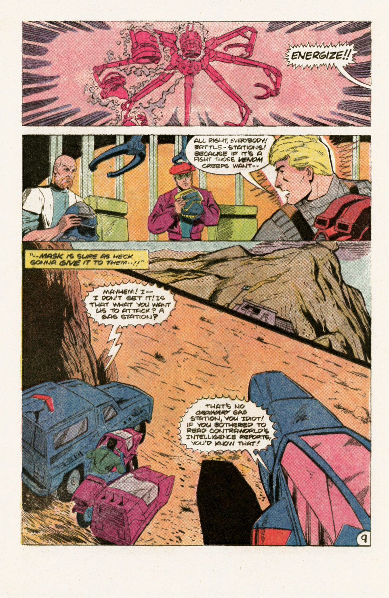 Read online MASK comic - Issue #1