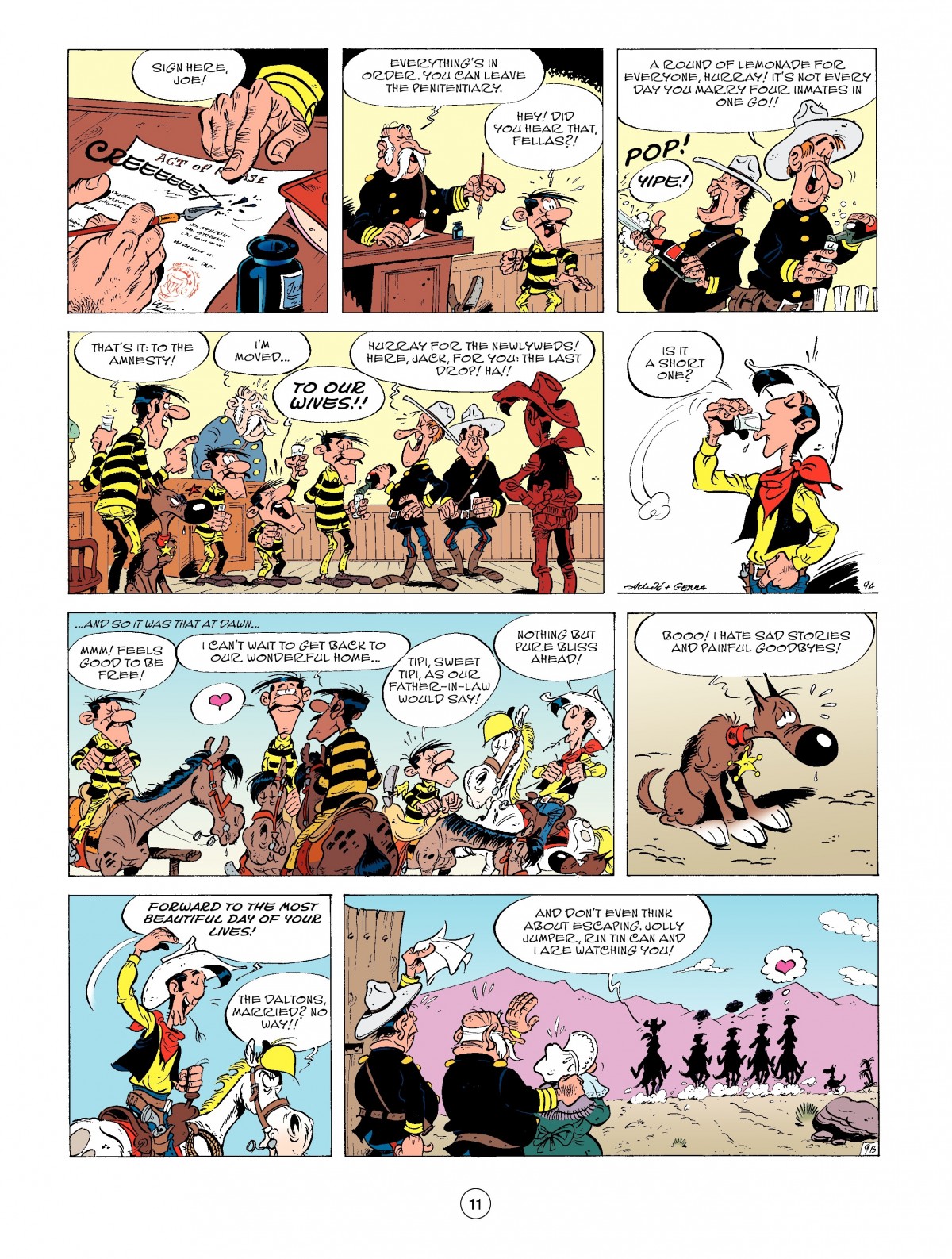 Read online A Lucky Luke Adventure comic - Issue #45