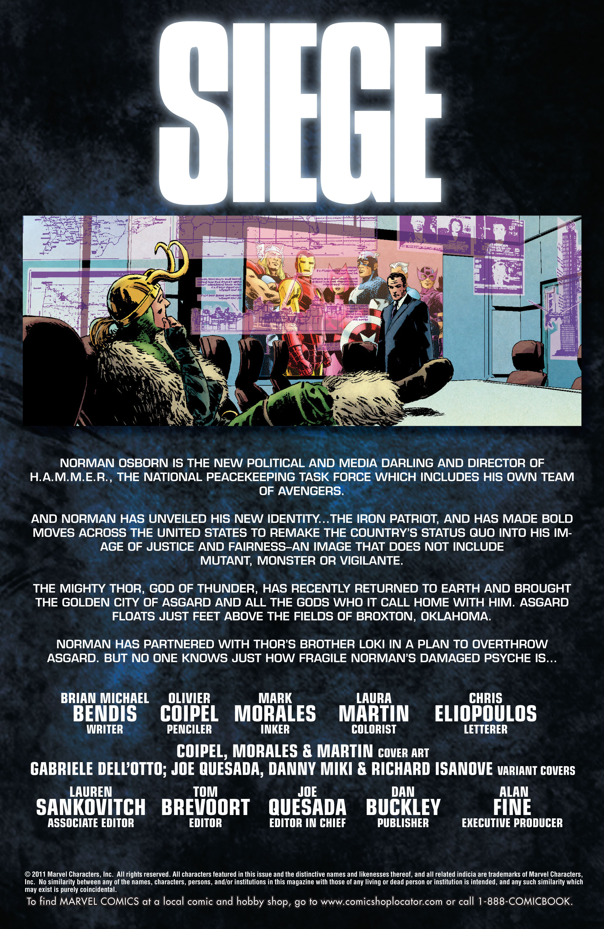 Read online Siege (2010) comic - Issue #1