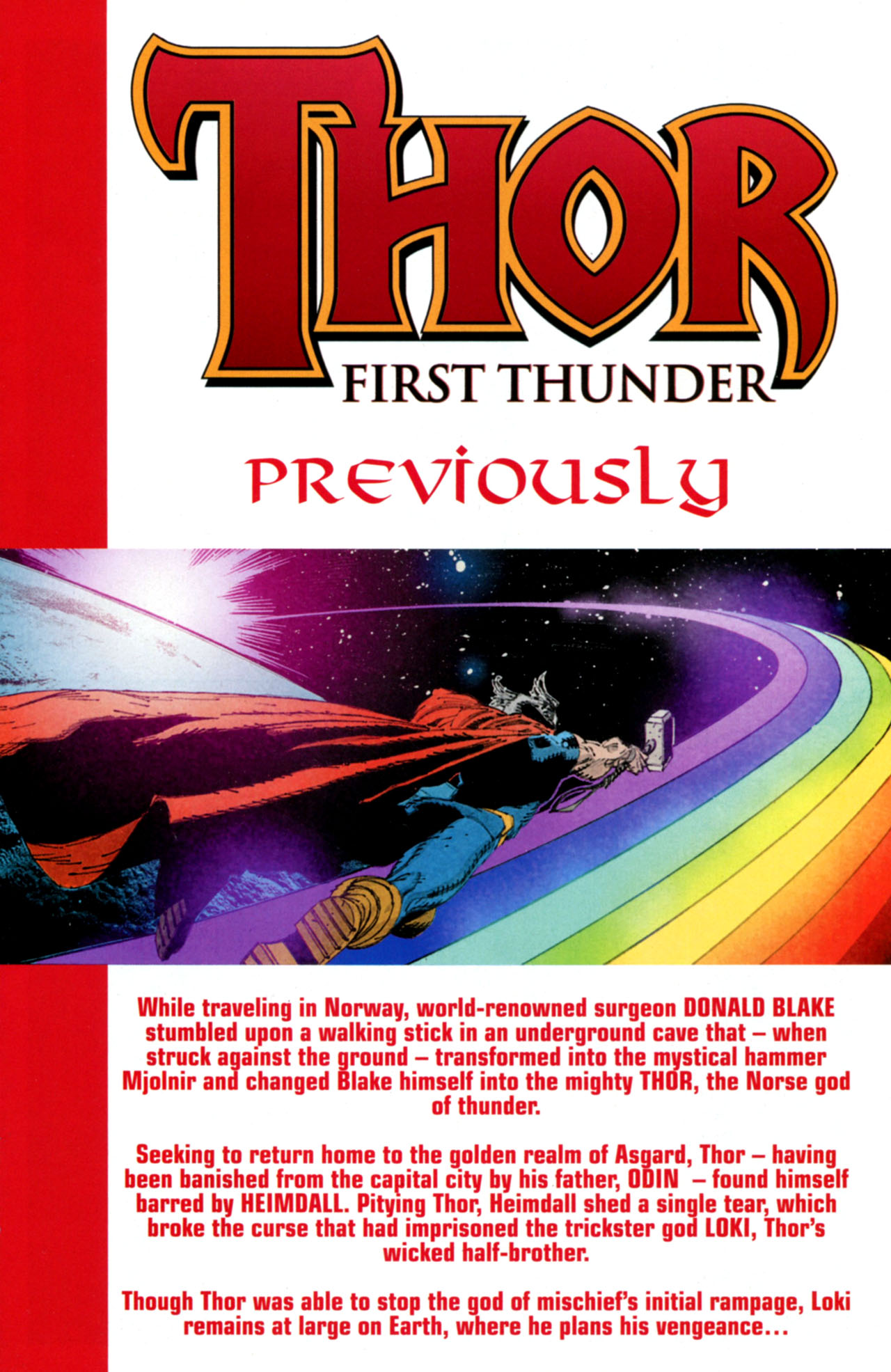 Read online Thor: First Thunder comic - Issue #3